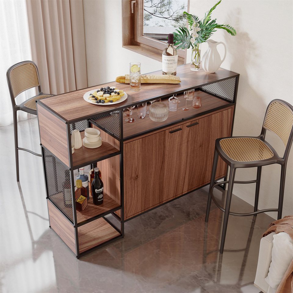 Autolock Sideboard Küchenschrank Kommode Sideboard Bartisch Esstisch