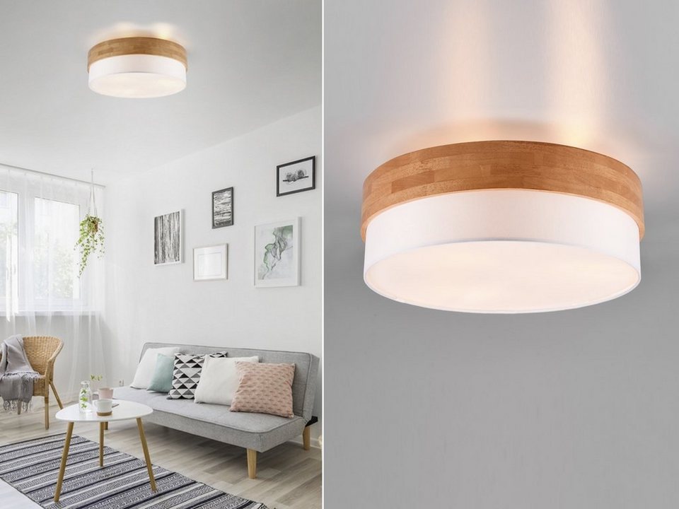 Meinewunschleuchte Led Deckenleuchte Led Wechselbar Warmweiß Große