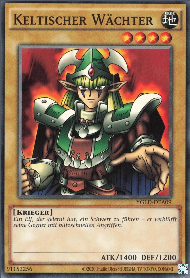 Recollectibles Sammelkarte Yugioh Karte Keltischer Wächter Deutsch Yu