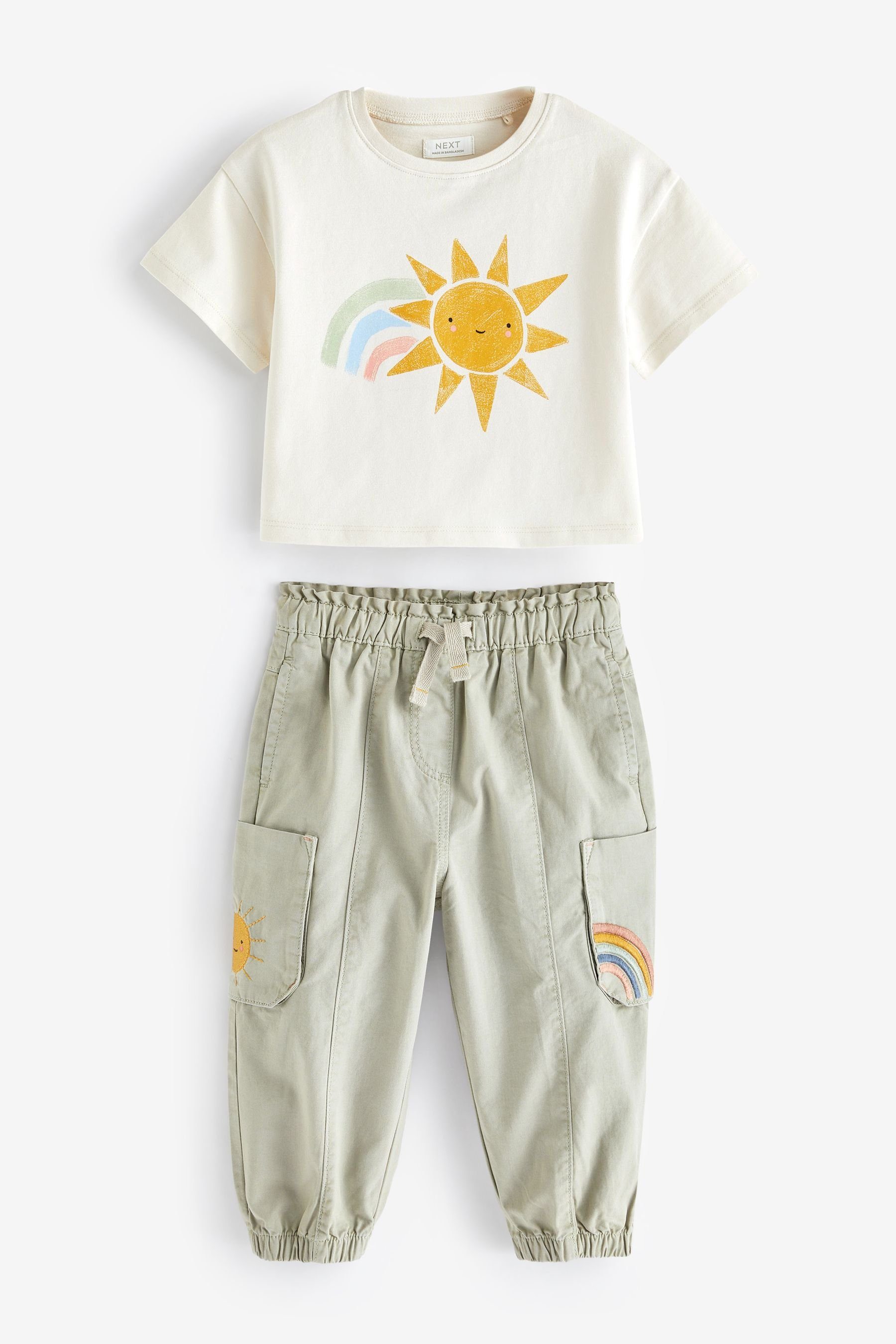 Next Cargohose T Shirt Und Cargohose Im Set 2 Tlg