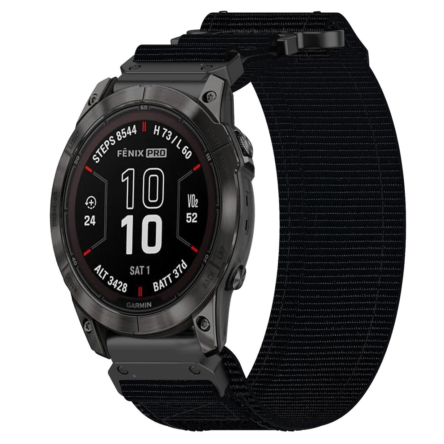 Wigento Smartwatch Armband Für Garmin Fenix 7 Pro Elastisches
