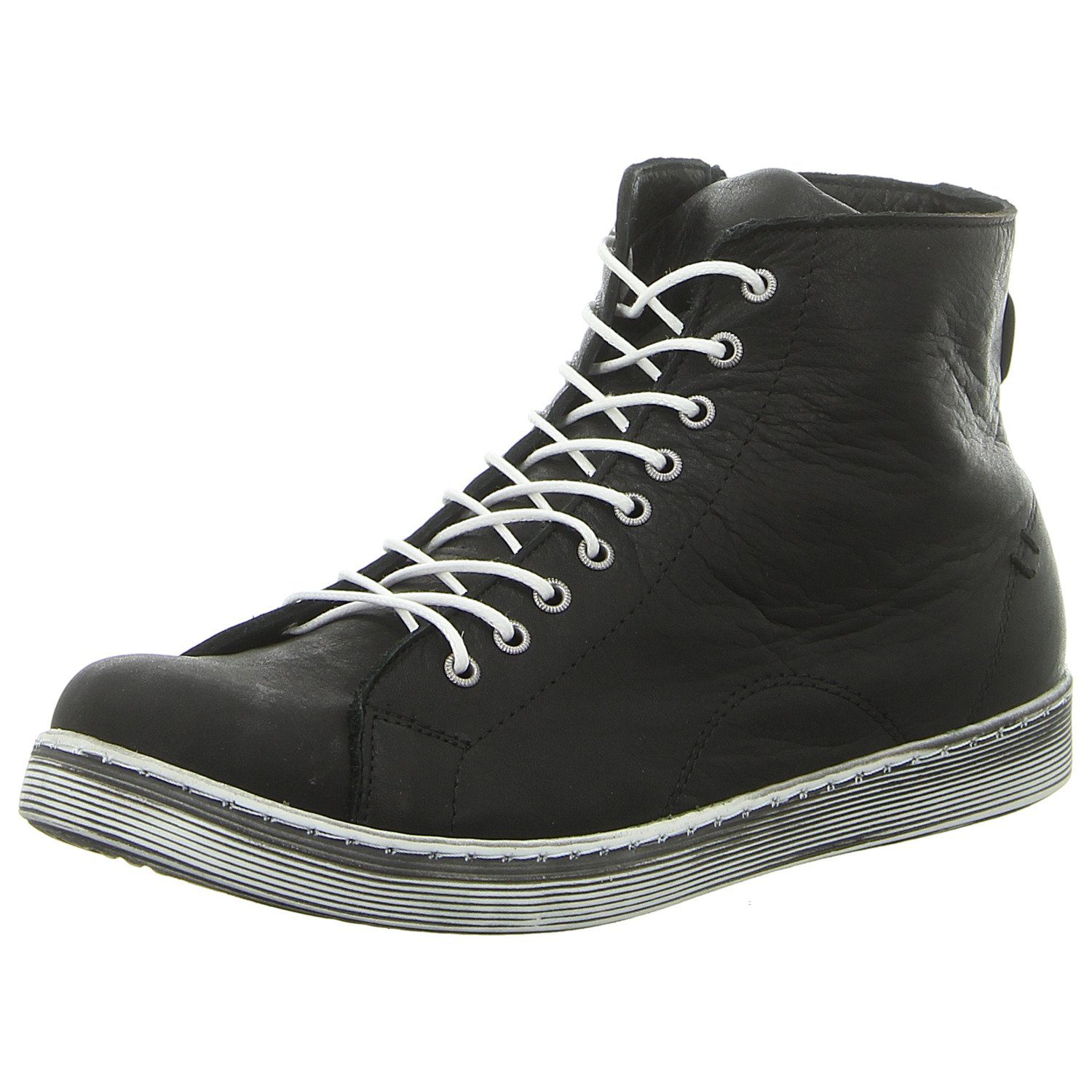Andrea Conti Sneaker, schwarz/weiß
