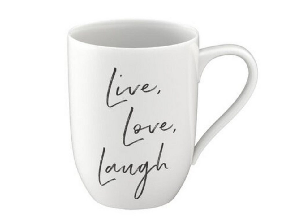 Villeroy And Boch Tasse Kaffeetasse Statement 340 Ml Schwarz Weiß