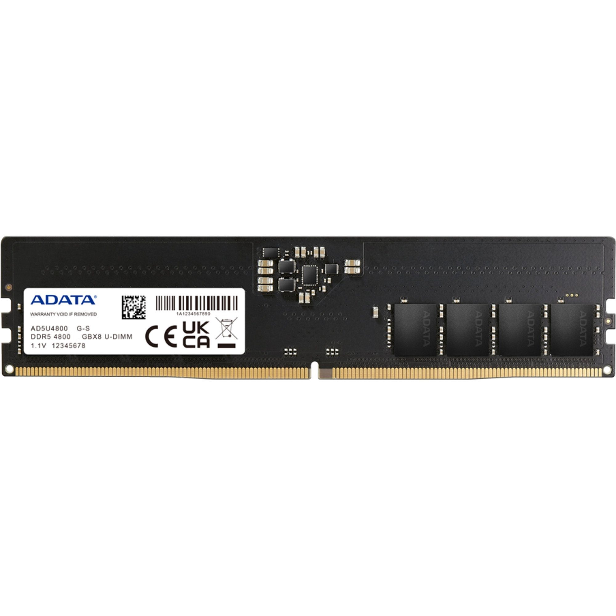 ADATA ADATA DIMM 16 GB DDR5-4800 (2x 8 GB) Dual-Kit, Arbeitsspeicher, RAM