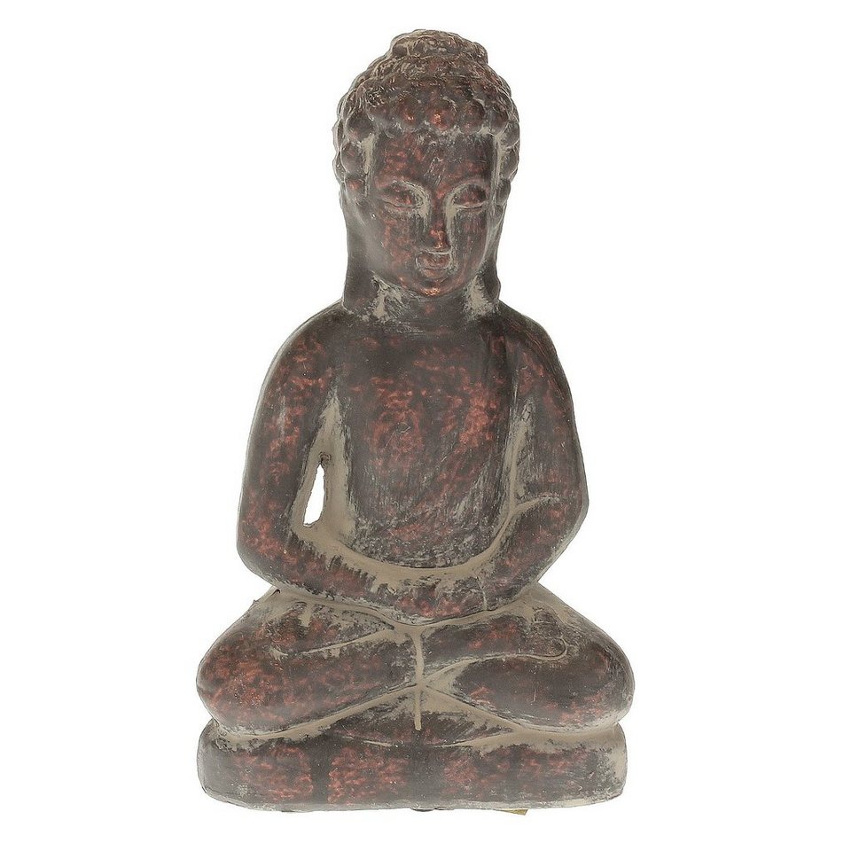 Macosa Home Dekofigur Deko Buddha Figur Sitzend Im Lotussitz