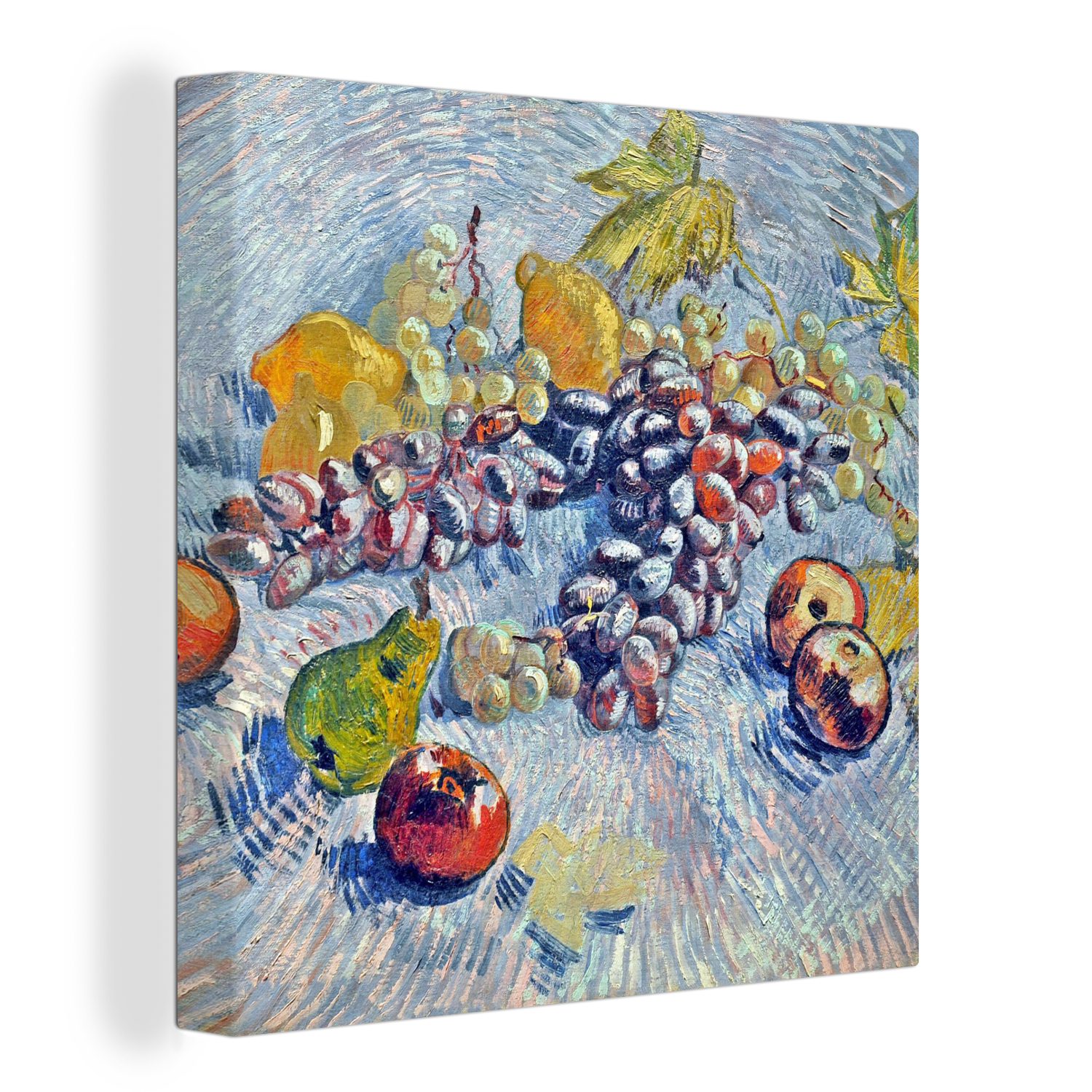 OneMillionCanvasses® Leinwandbild Weintrauben, Zitronen, Birnen und Äpfel - Vincent van Gogh, (1 ...