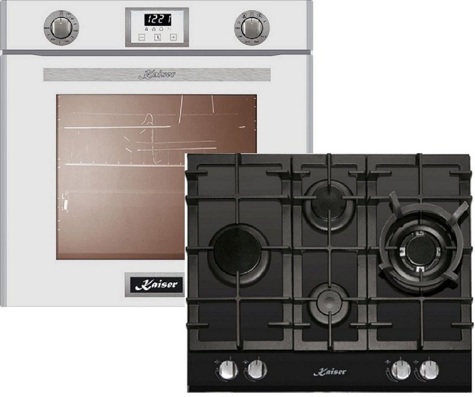 Kaiser Küchengeräte Backofen Set Eg 6374 W Kcg 6394 Gas Backofen