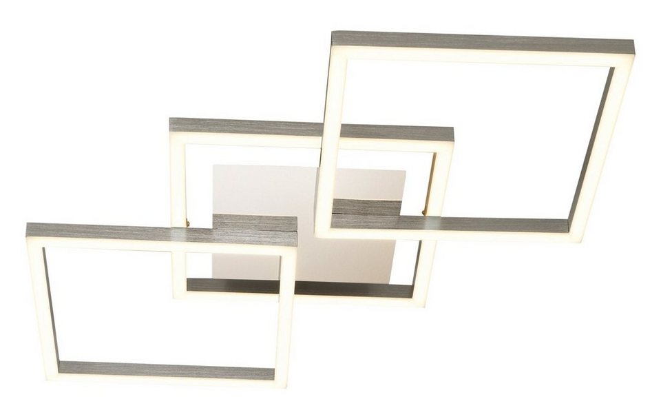 Casa Nova Led Deckenleuchte Jalu 3 Flammig Breite 76 Cm Aluminium