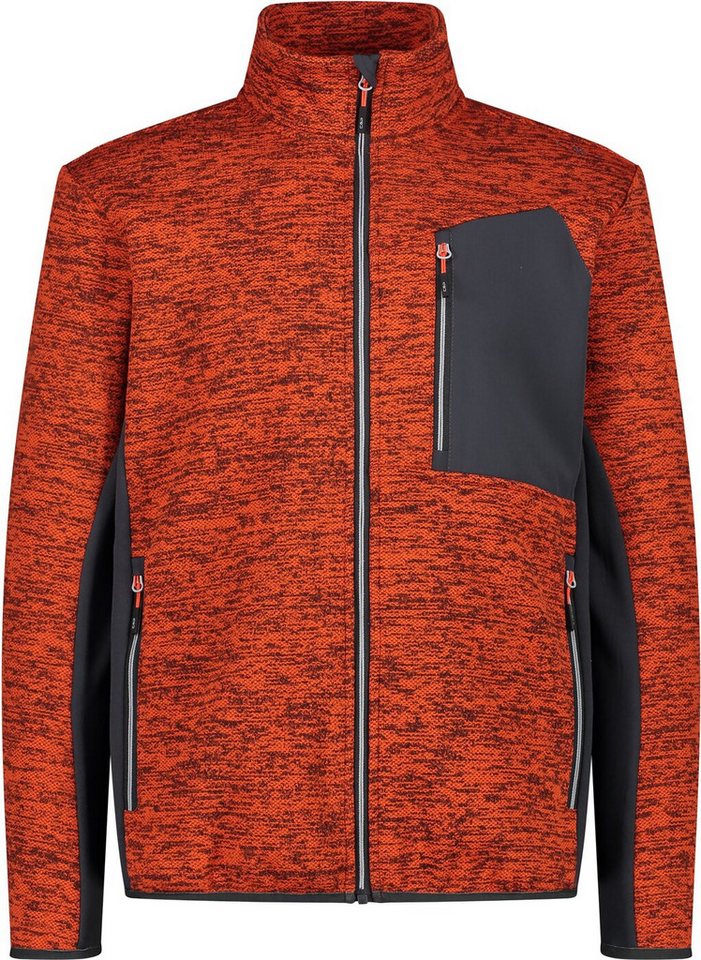 Cmp Fleecejacke Man Jacket Flame Nero