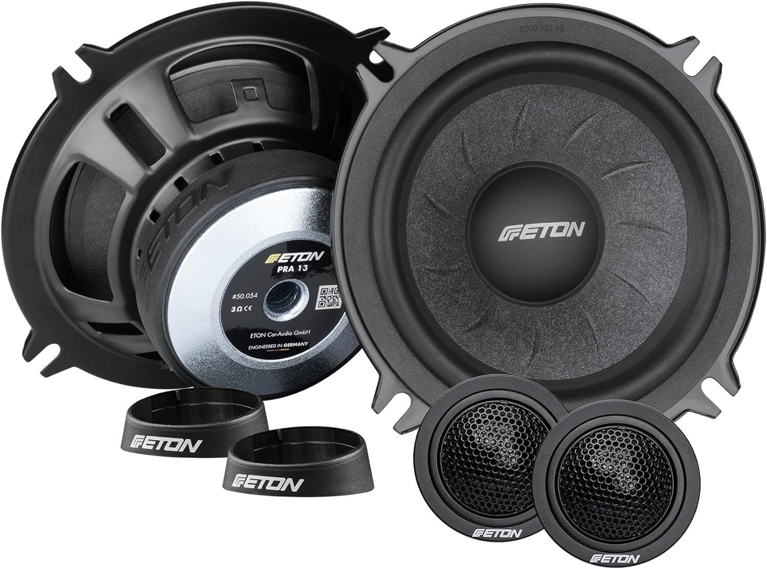 Eton PRA 13, 13cm 2-Wege Lautsprecher Komponentensystem Auto-Lautsprecher (Eton POW 100.2 ...