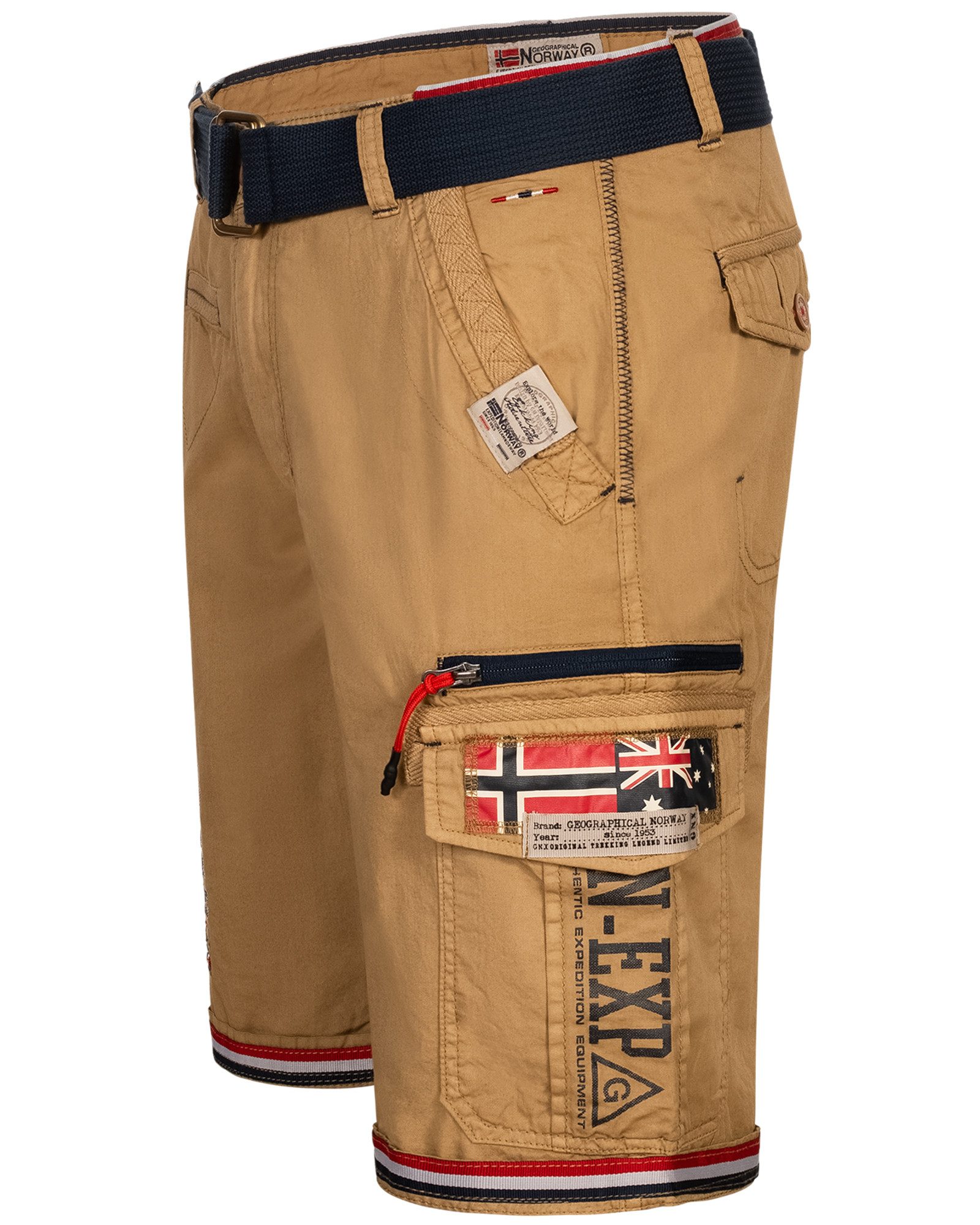 Geographical Norway Shorts Herren Cargo Shorts kurze Hose Short Bermuda ...