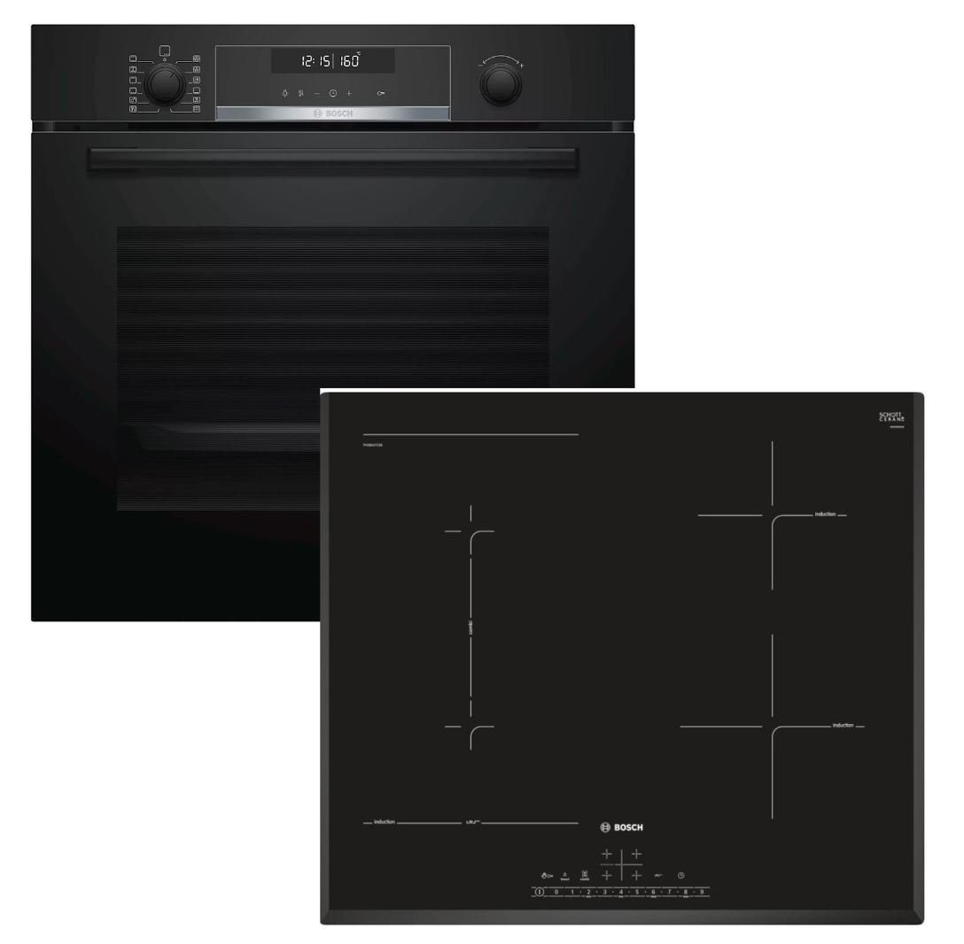 Bosch Backofen Set Serie 6 Mit Induktionskochfeld Powerboost Autark