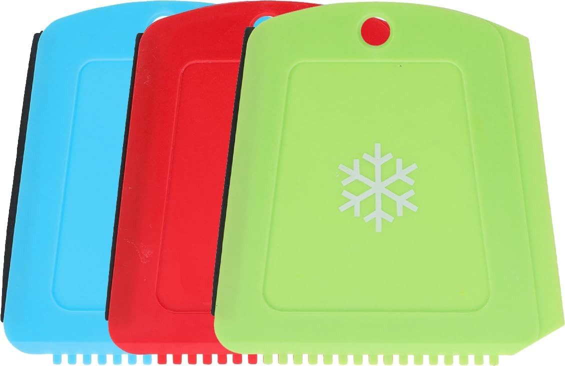 mucHome Eiskratzer 3er Set Trapez Auto Eisschaber mit Eisbrecherzähnen ...