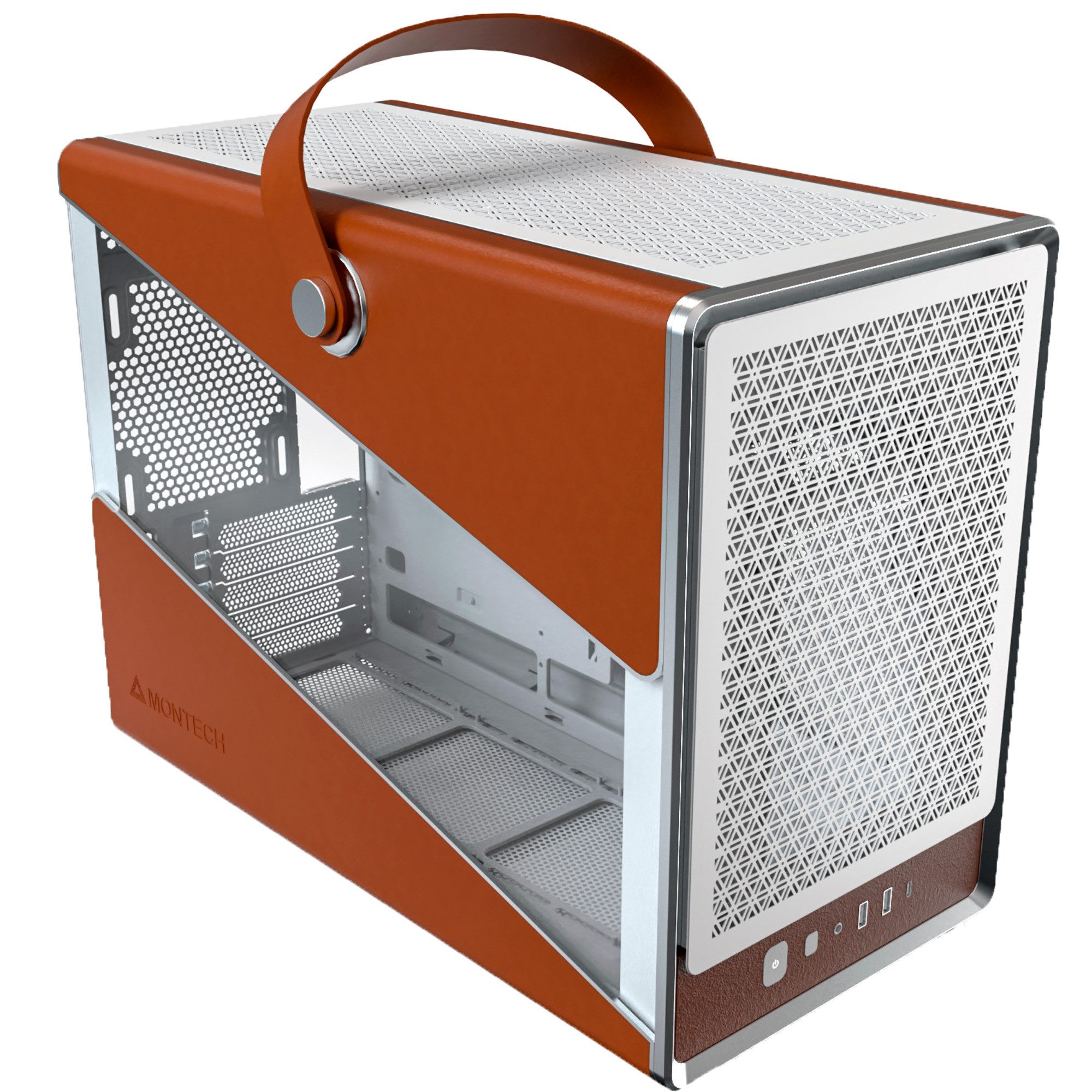 MONTECH PC-Gehäuse Montech Heritage, Tower-Gehäuse, (Tempered Glass ...