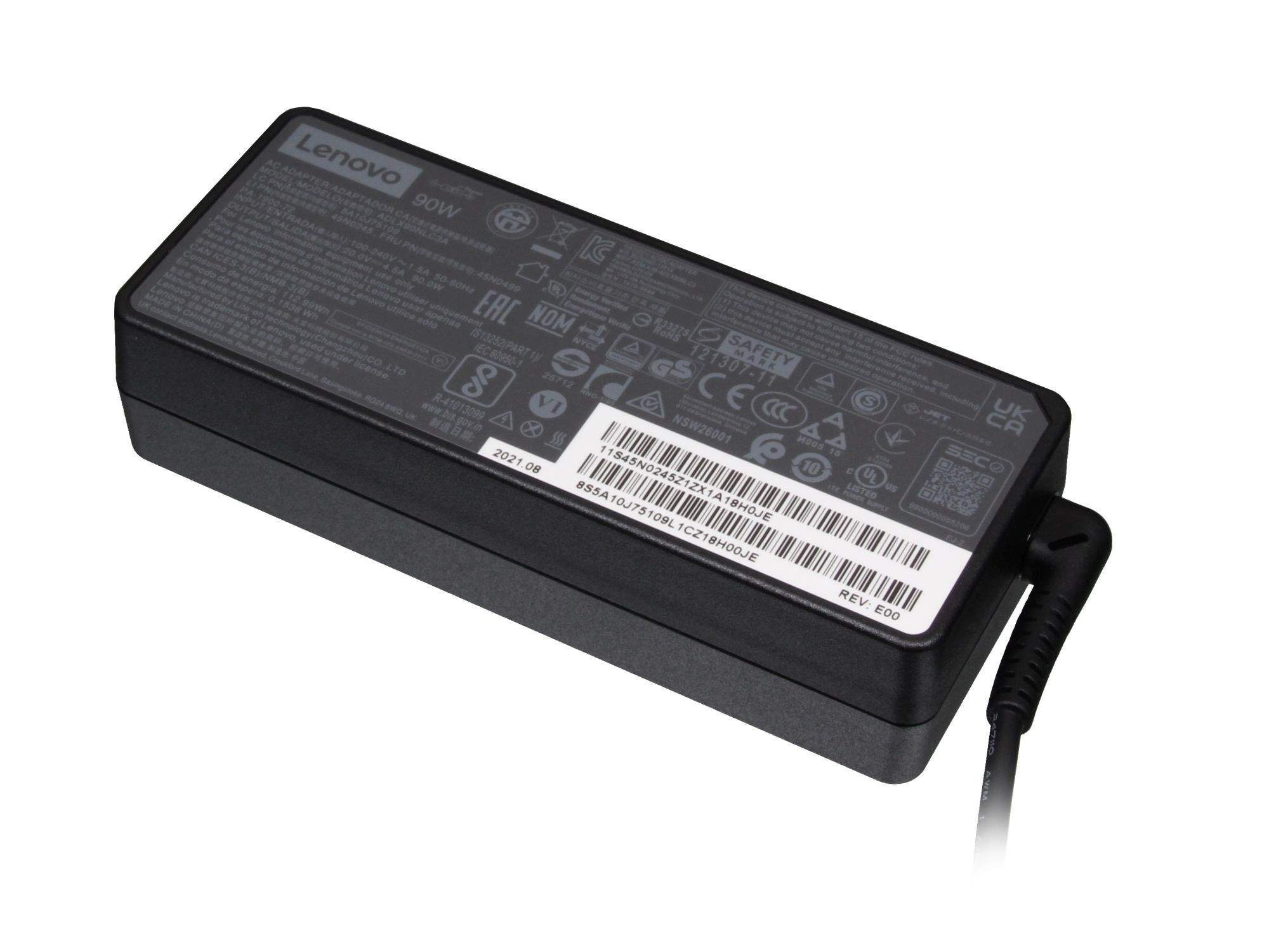 Lenovo 90W AC Adapter Slim Tip (0B46998) (schwarz, für X1 Carbon ...