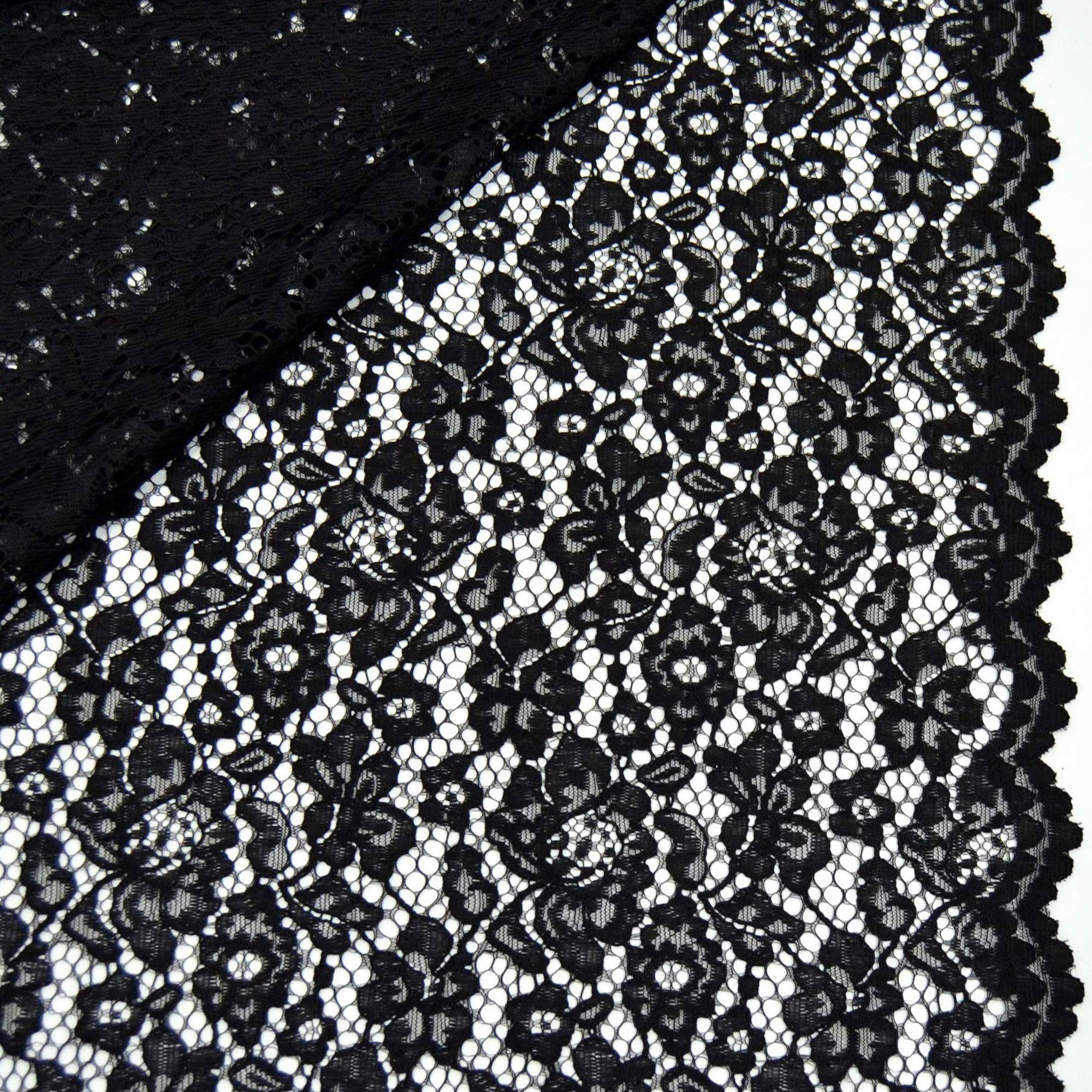 Schwarze Spitze Meterware
