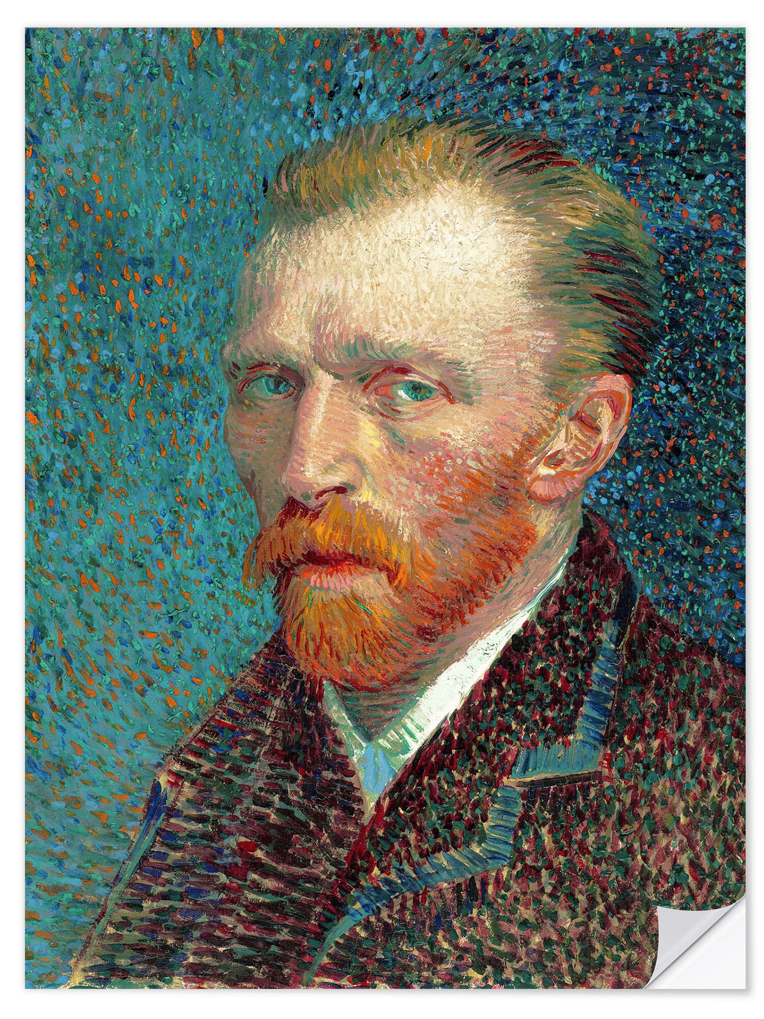 Posterlounge Wandfolie Vincent Van Gogh Selbstportrait 1887