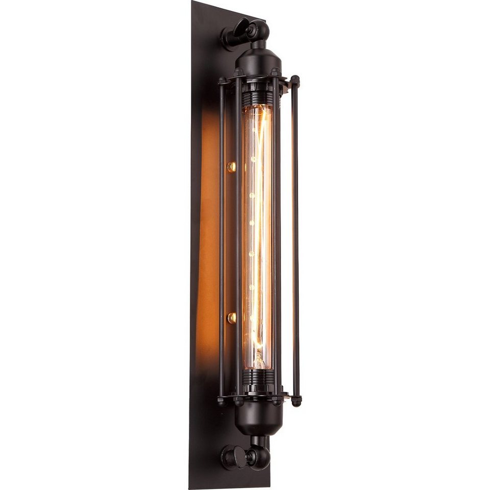 Rosnek Led Wandleuchte E27 Industrieller Stil Für Nachttisch Bar