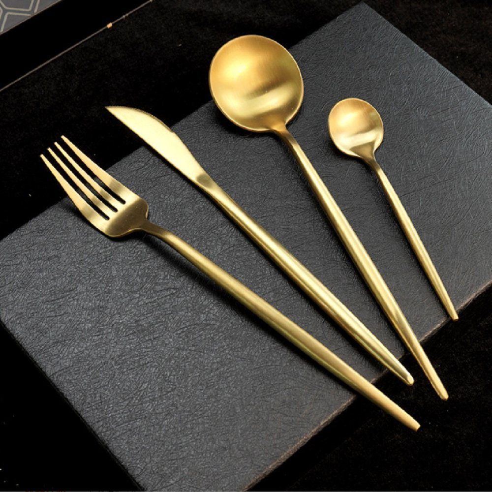 Kinglux Besteck Set Besteck Set Für 6 Personen Messer Gabel Löffel Set