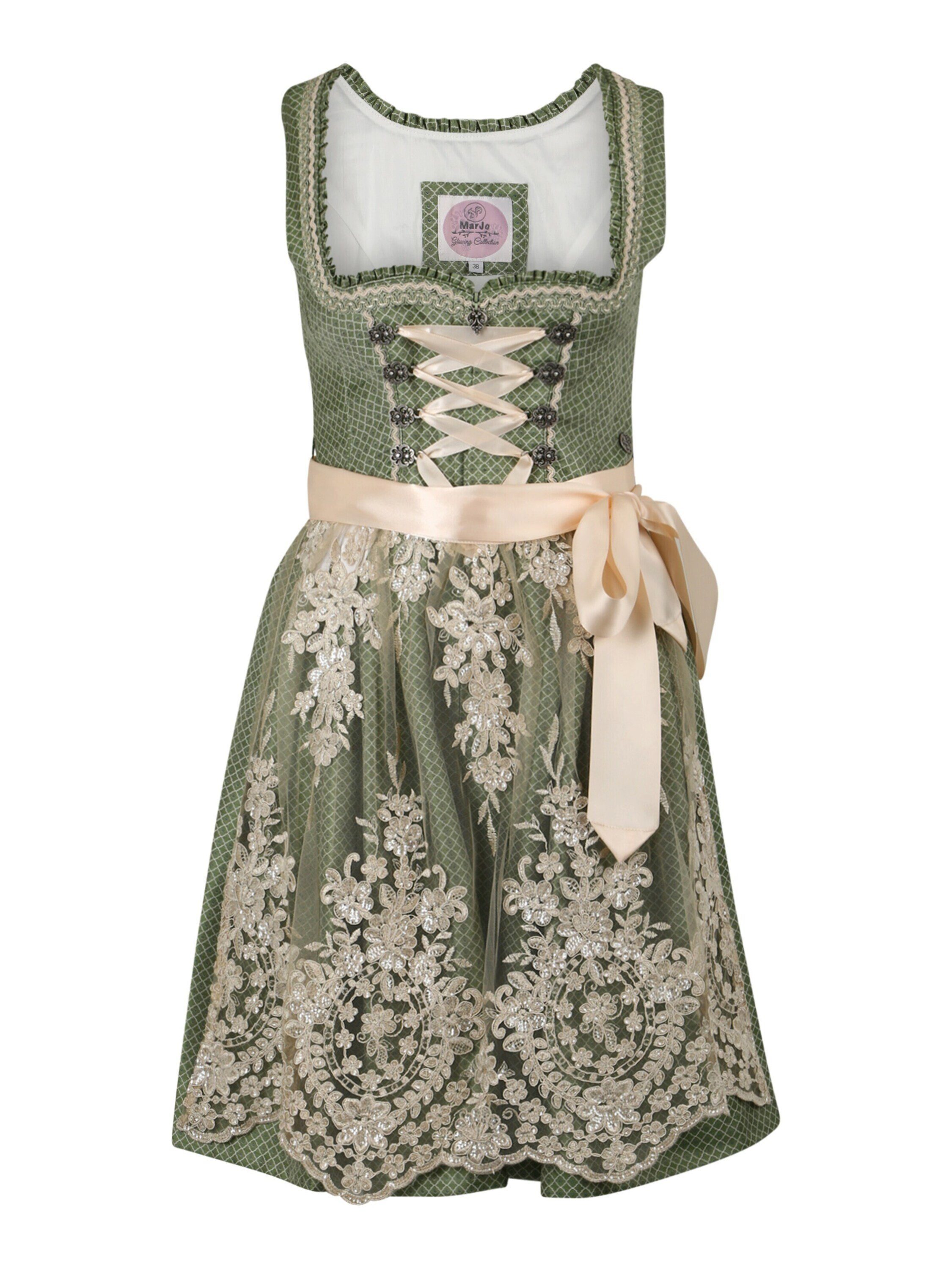 ᐅ MarJo Dirndl Gitta (1-tlg) Drapiert/gerafft, Rüschen, Stickerei | OTTO