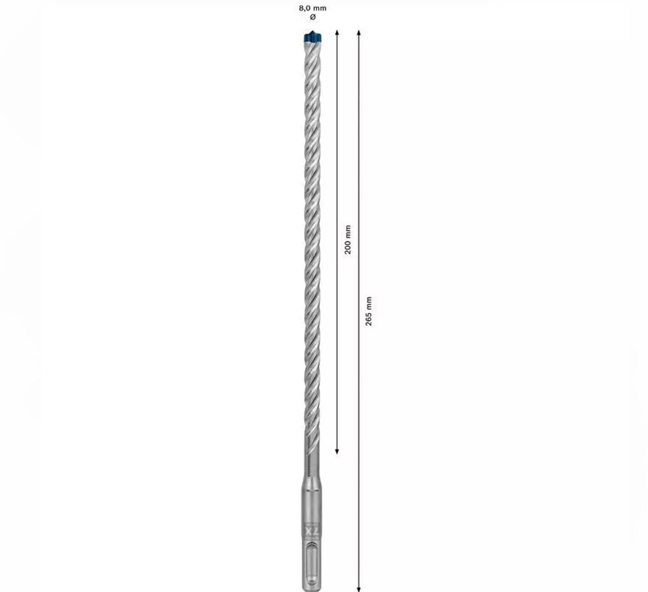 BOSCH Betonbohrer SDS plus-7X 12x250x315mm EXPERT