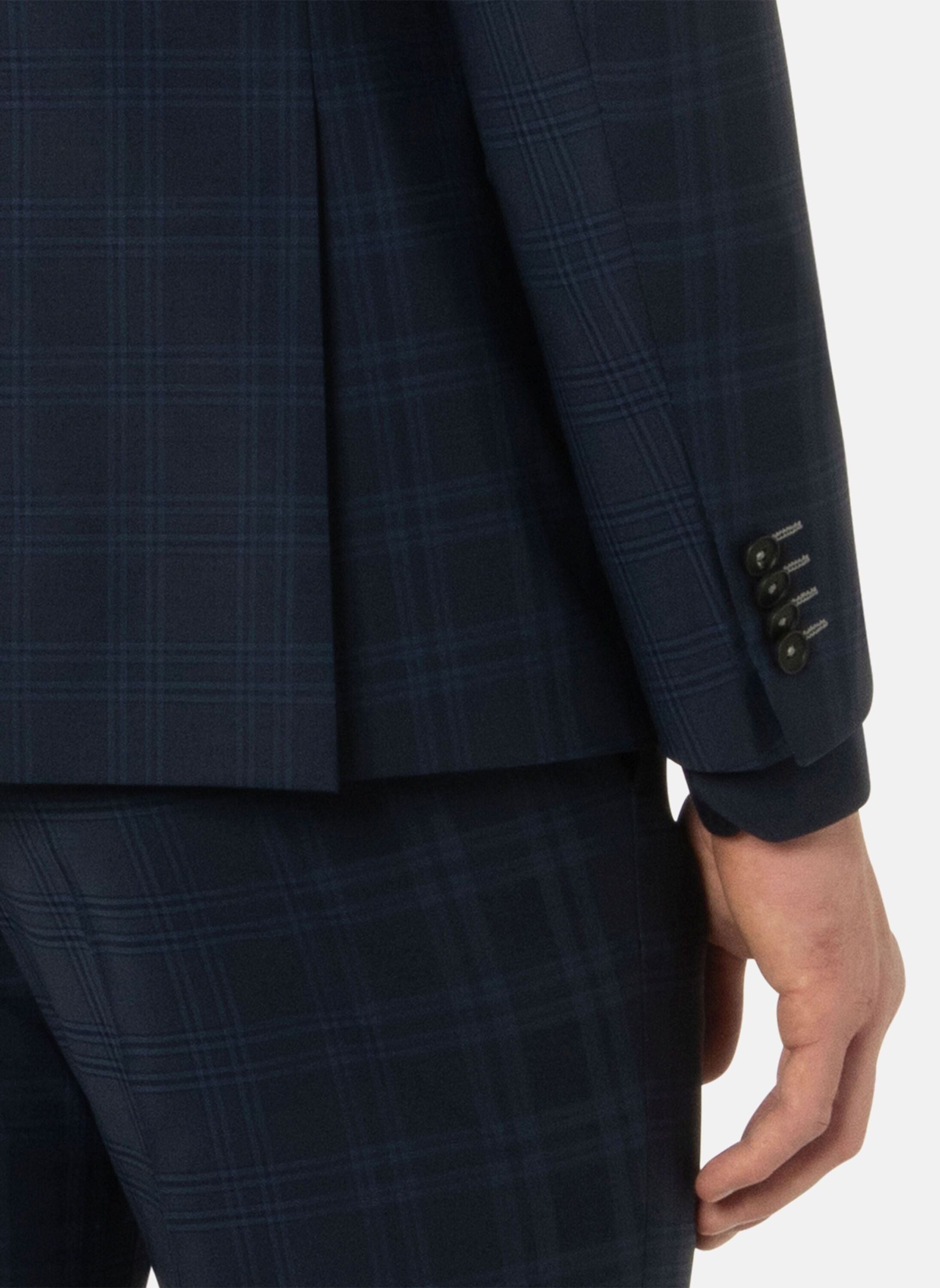 BENVENUTO. Anzug Othello Iago 360 (2-tlg) mit 4-Knopf Manschette