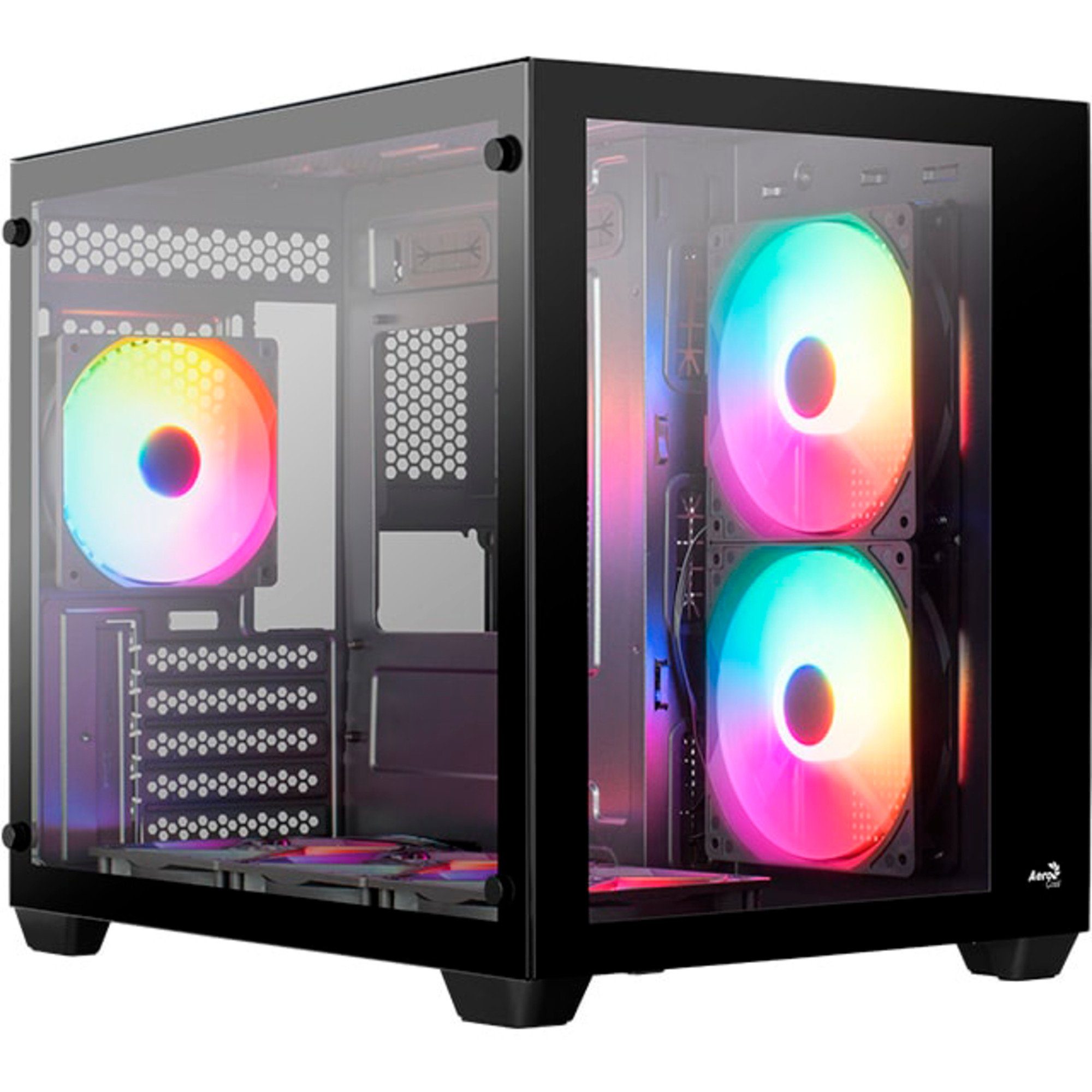 Aerocool PC-Gehäuse Aerocool Dryft Mini-BK-v1, Tower-Gehäuse, PC Case