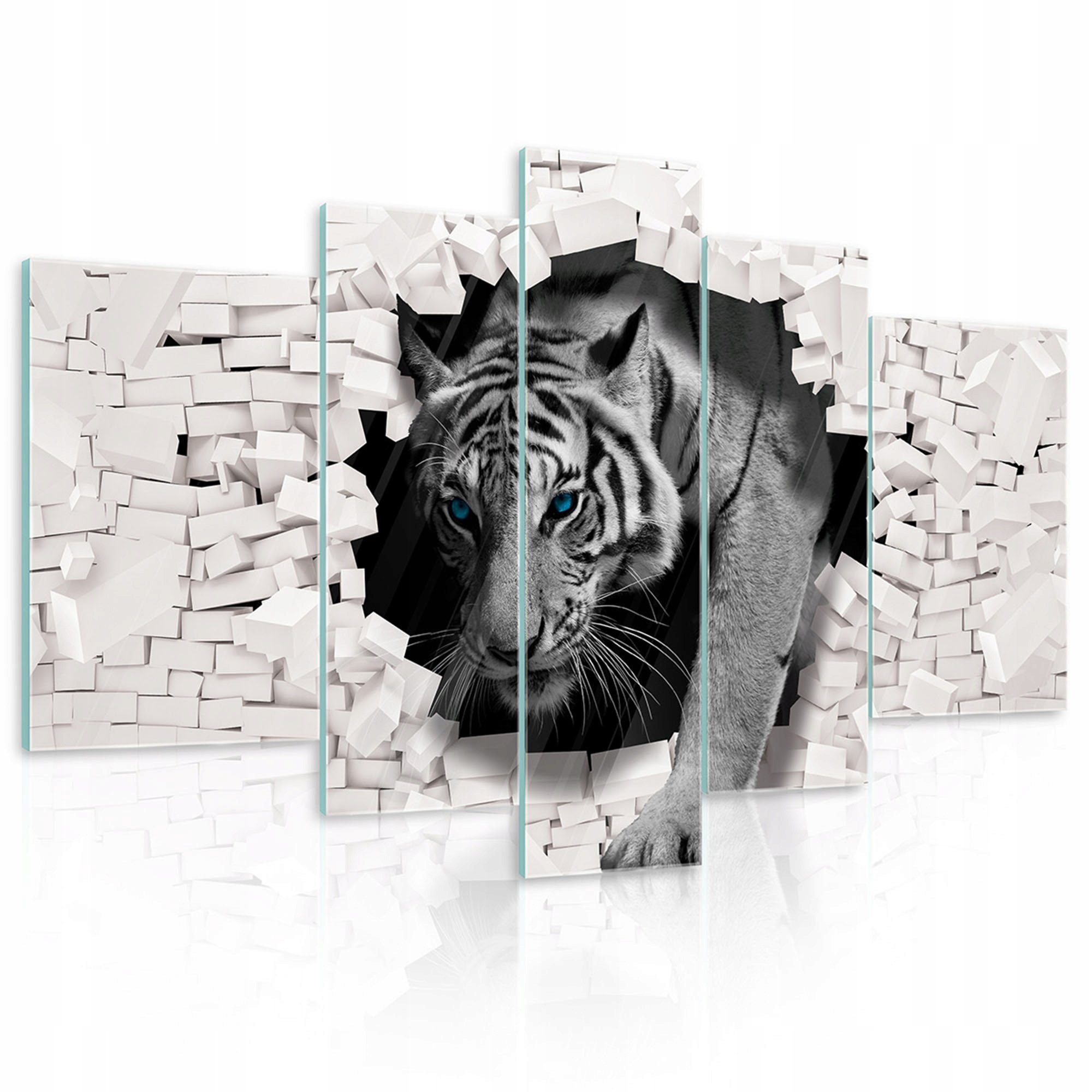 ᐅ Wallarena Glasbild Modern Glasbilder Wohnzimmer Badezimmer, Bild Auf Glas Wandbilder, Tiger ...