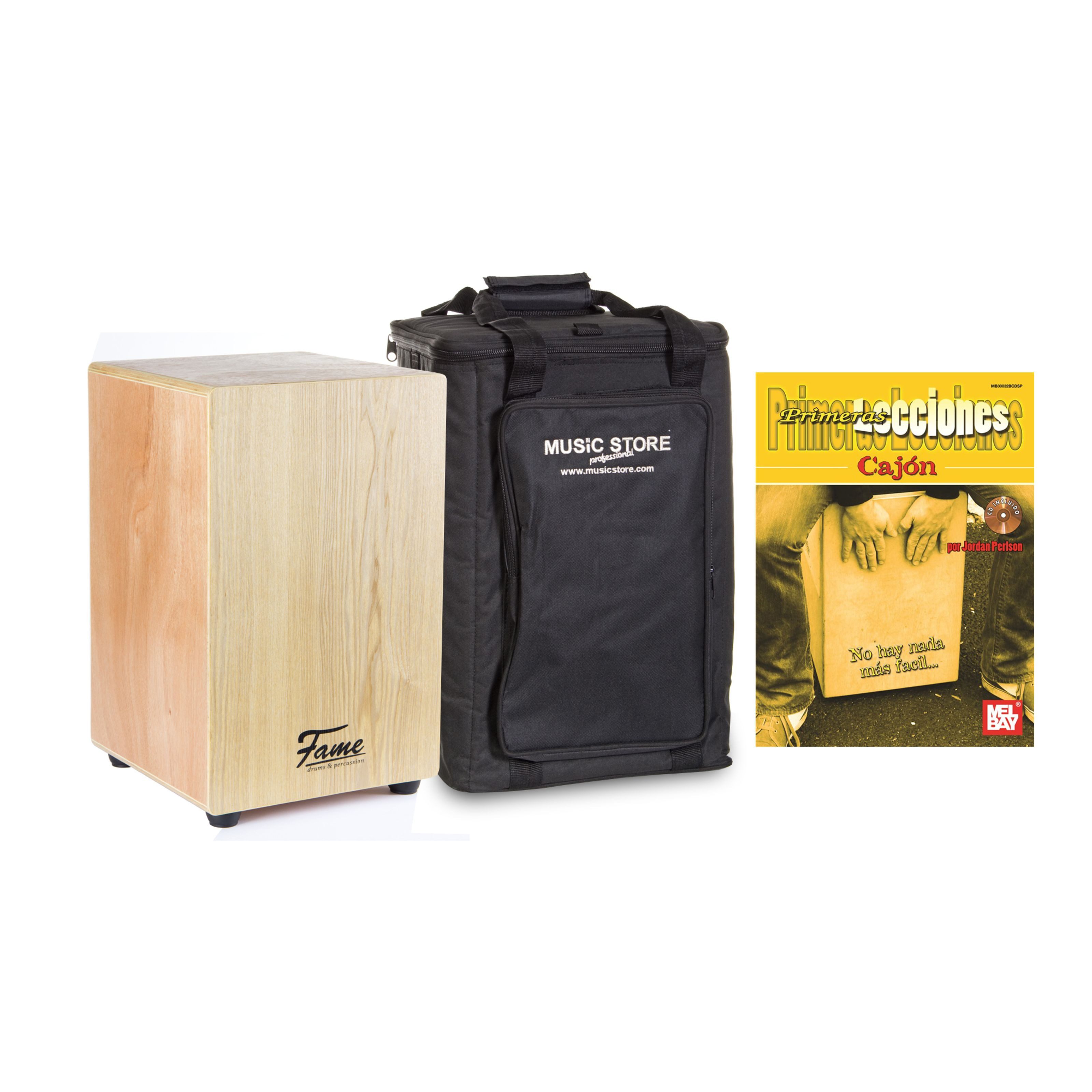 FAME Cajon, Percussion, Cajons, Beginner Cajon pour débutants - Cajon-Set