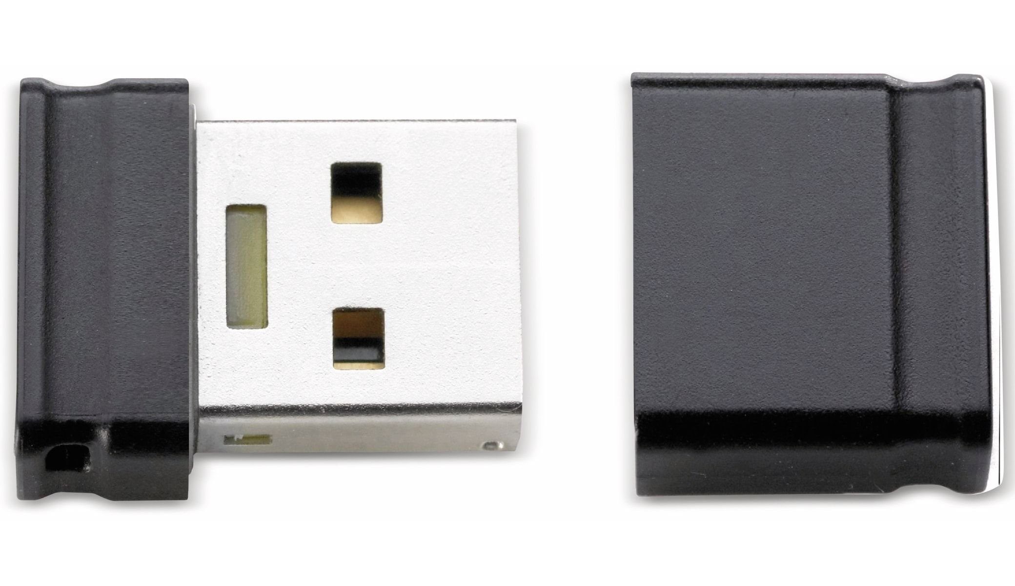 Intenso Micro Line USB-Stick, Kaum größer als eine 1 Euro-Münze