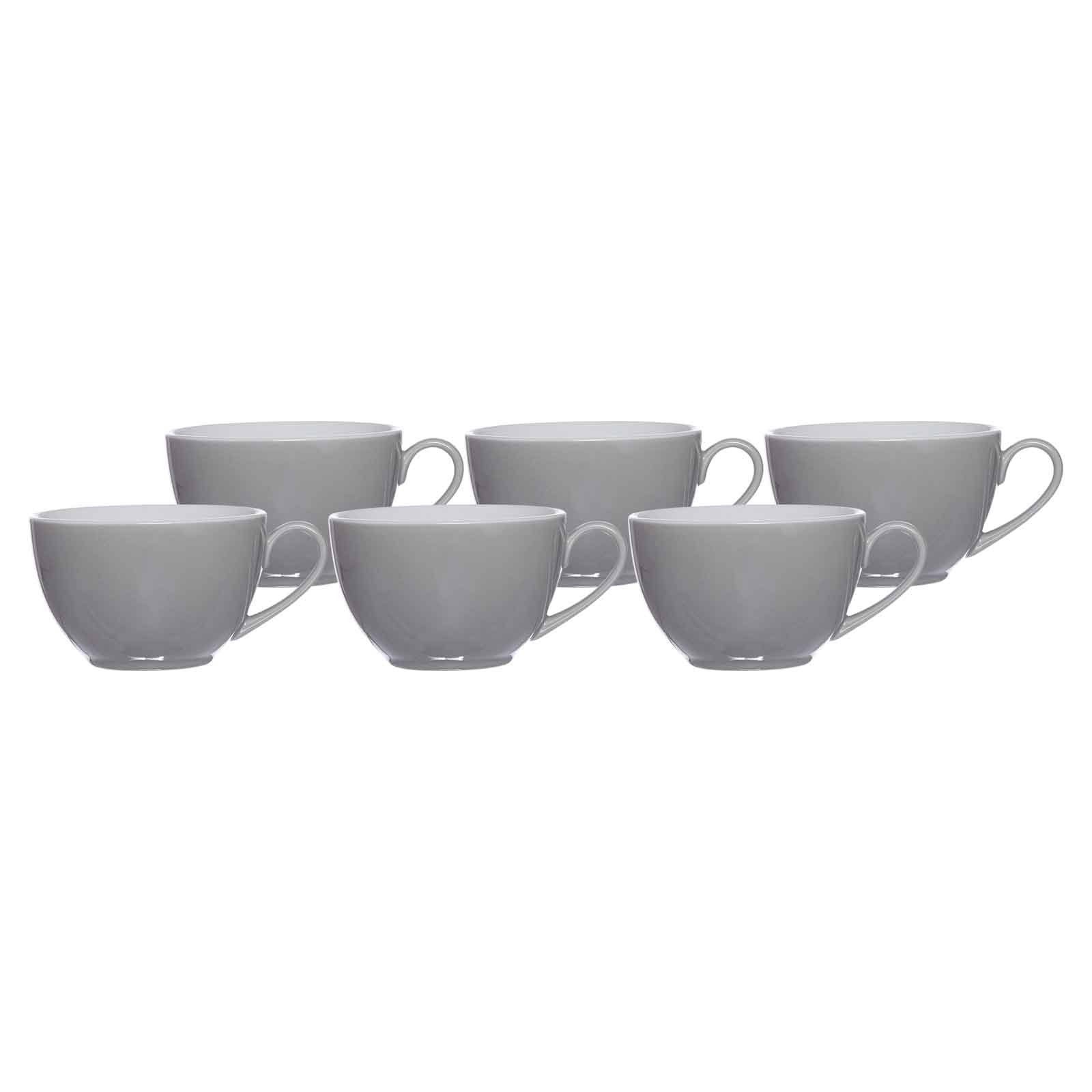 Ritzenhoff And Breker Tasse Doppio Kaffeetasse 200 Ml Grau 6er Set