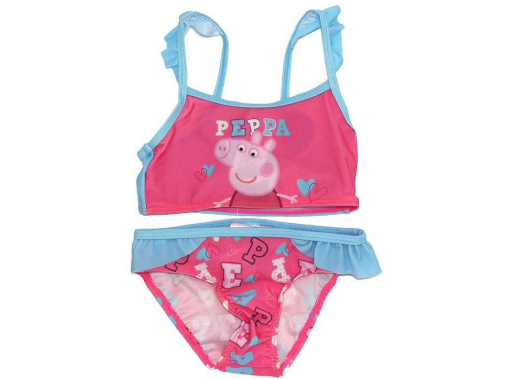 Peppa Pig Bustier-Bikini Peppa Wutz Bikini, Bustier-Top Bikini