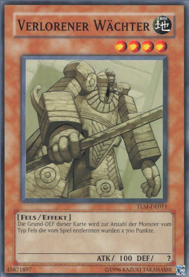 ᐅ Recollectibles Sammelkarte Yugioh Karte Verlorener Wächter Deutsch