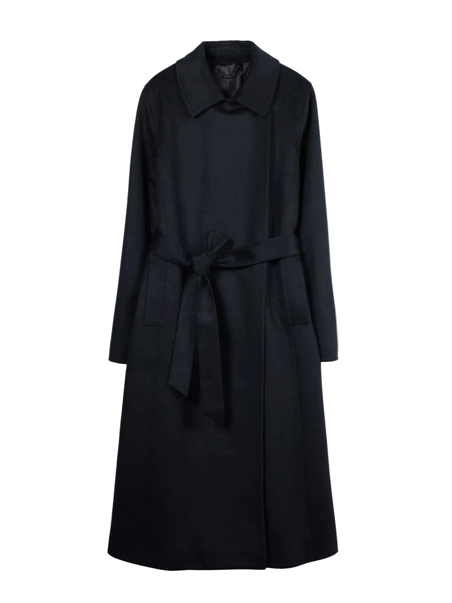 GOBI Cashmere Wollmantel Kaschmir-Wickelmantel Mit Gürtel