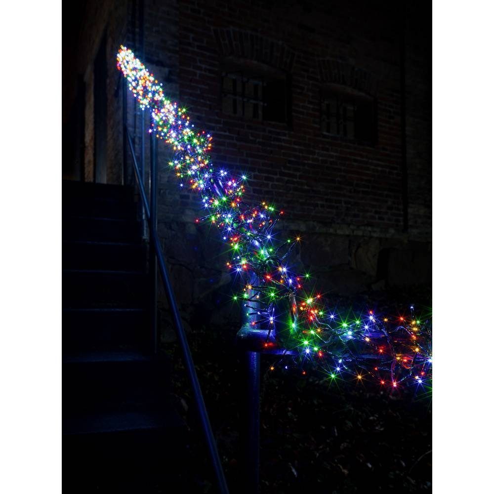 KONSTSMIDE Lichterkette Micro LED Büschellichterkette "Cluster", mit 8