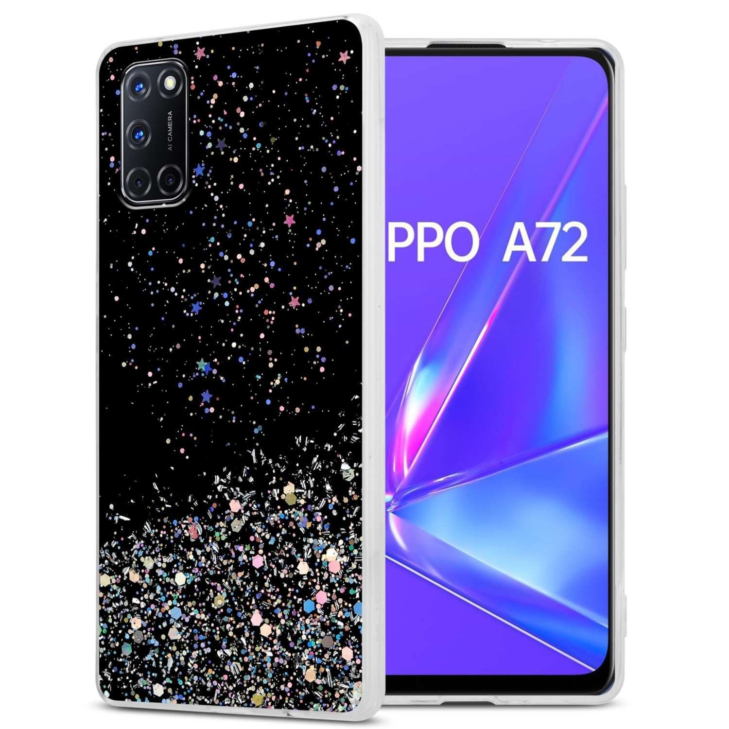 Cadorabo Handyhülle Oppo A72 Oppo A72 Flexible Tpu Silikon Handy