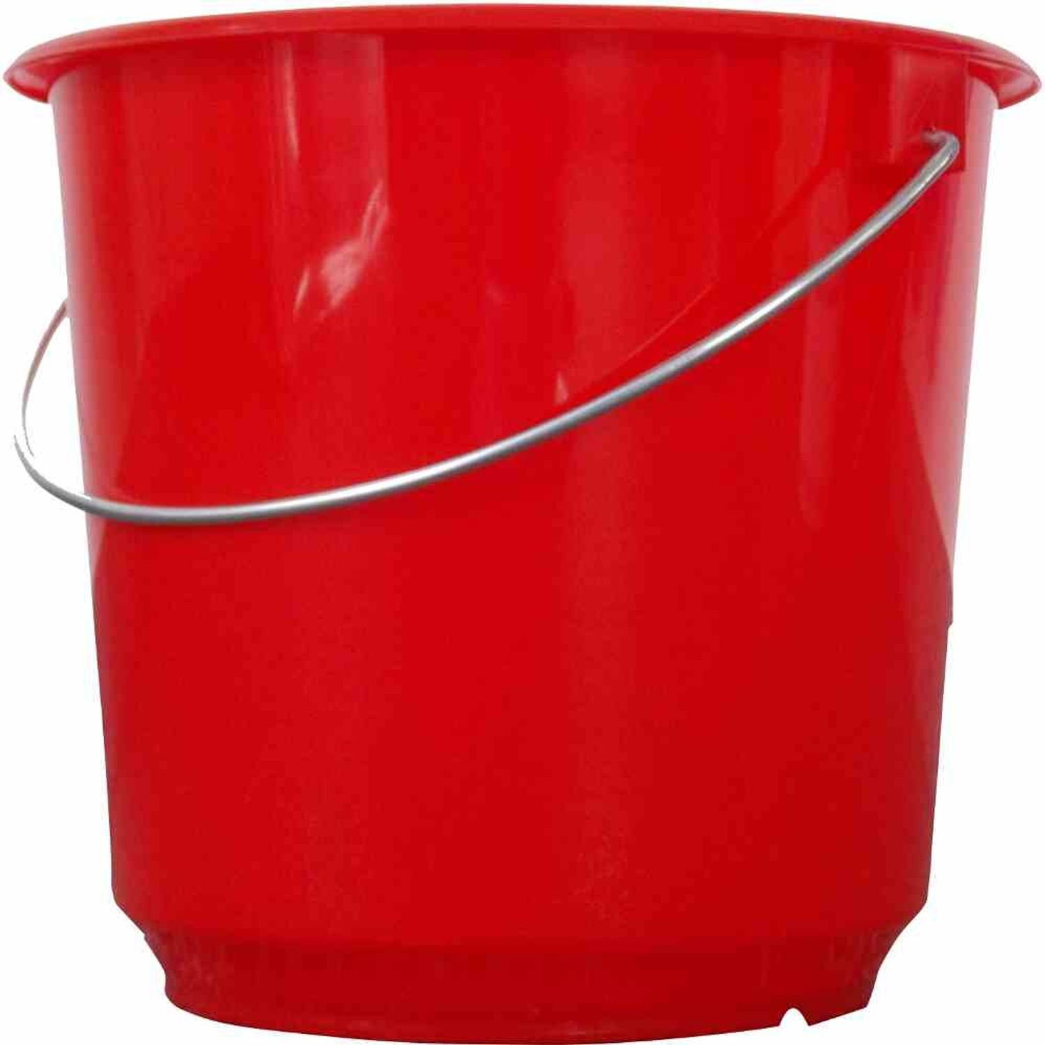 Lockweiler Putzeimer Haushaltseimer 15 l rot