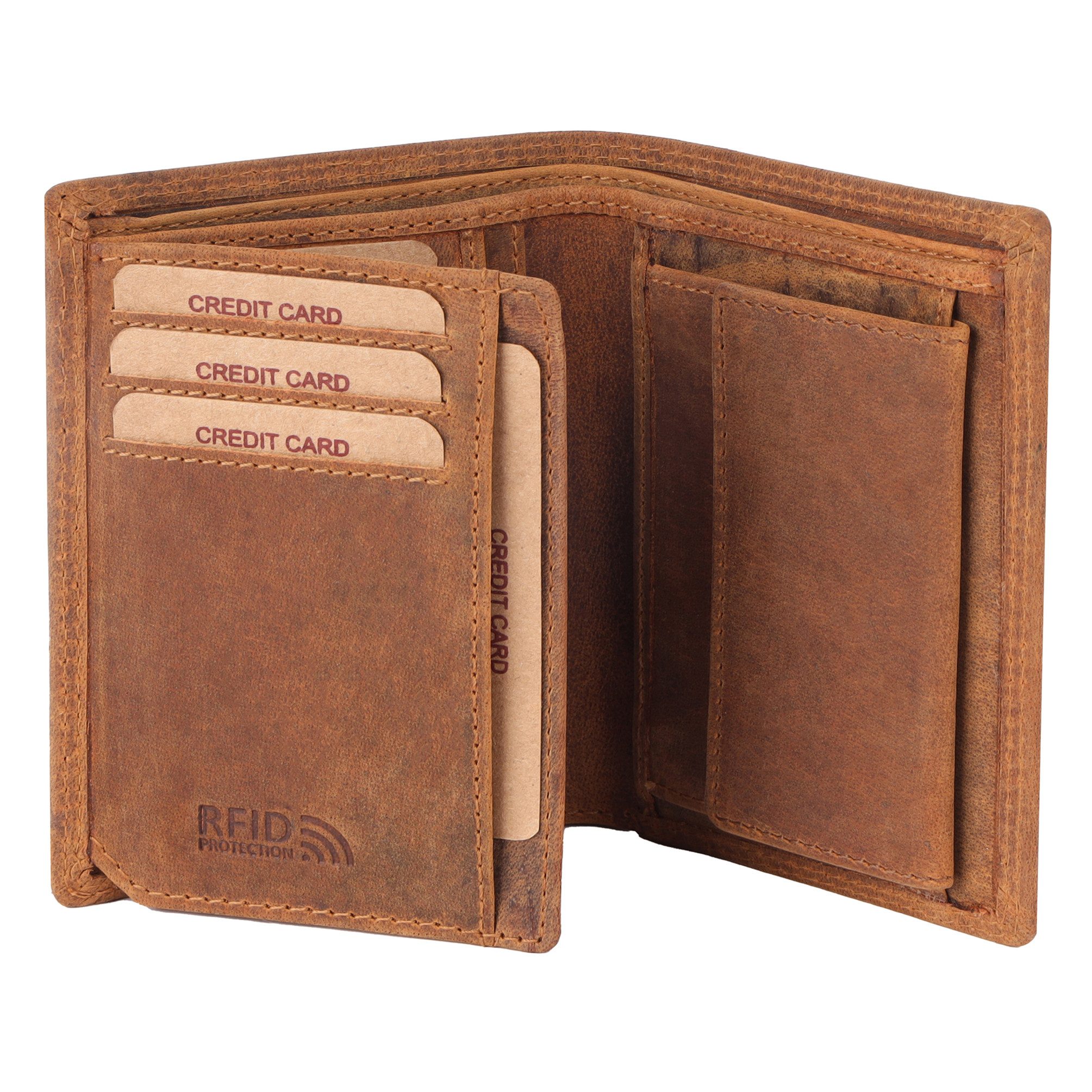 Benthill Geldbörse Herren Echt Leder Geldbeutel RFID Männer ...