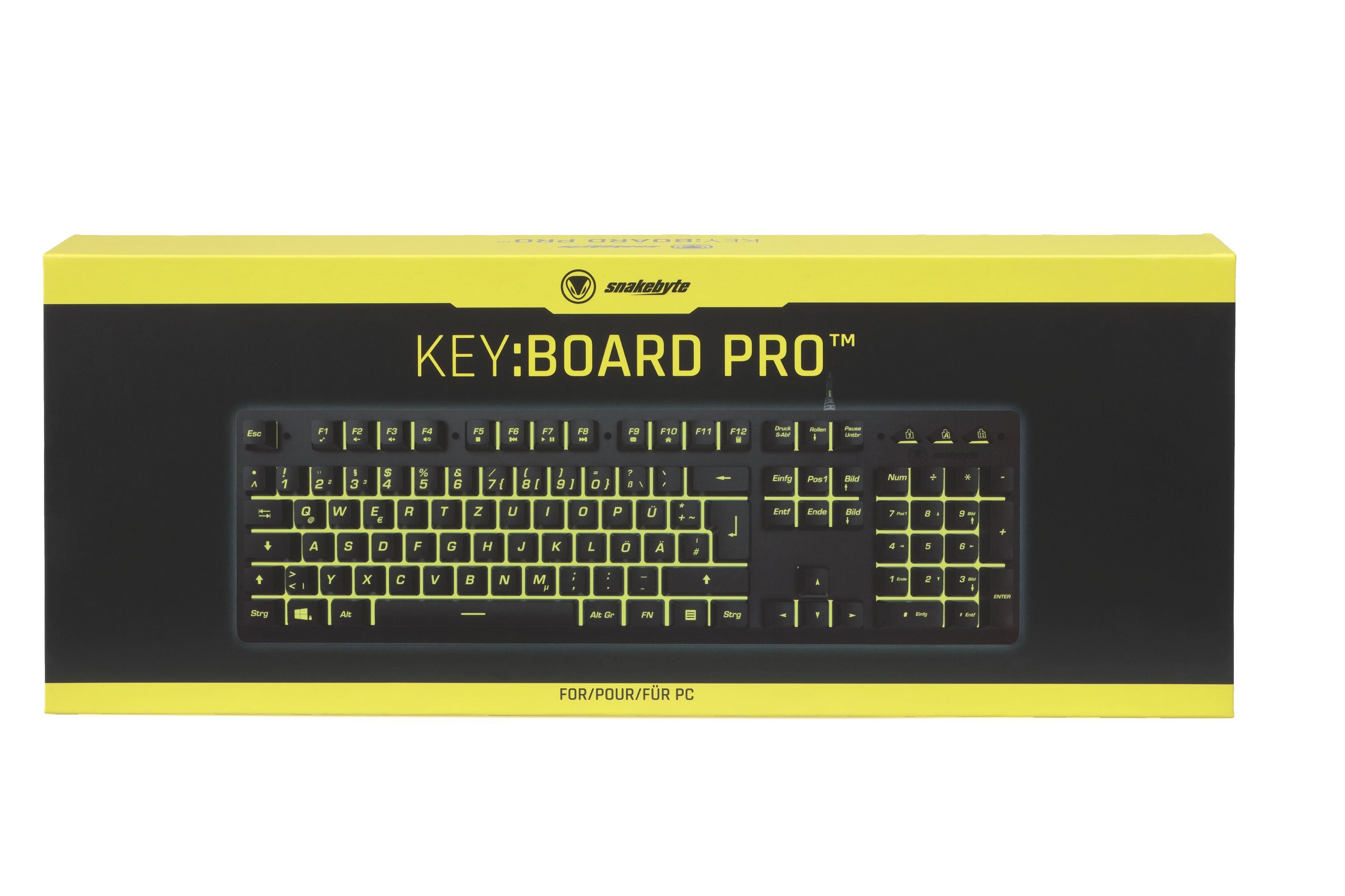Snakebyte PRO Gaming-Tastatur (mit LED Beleuchtung)