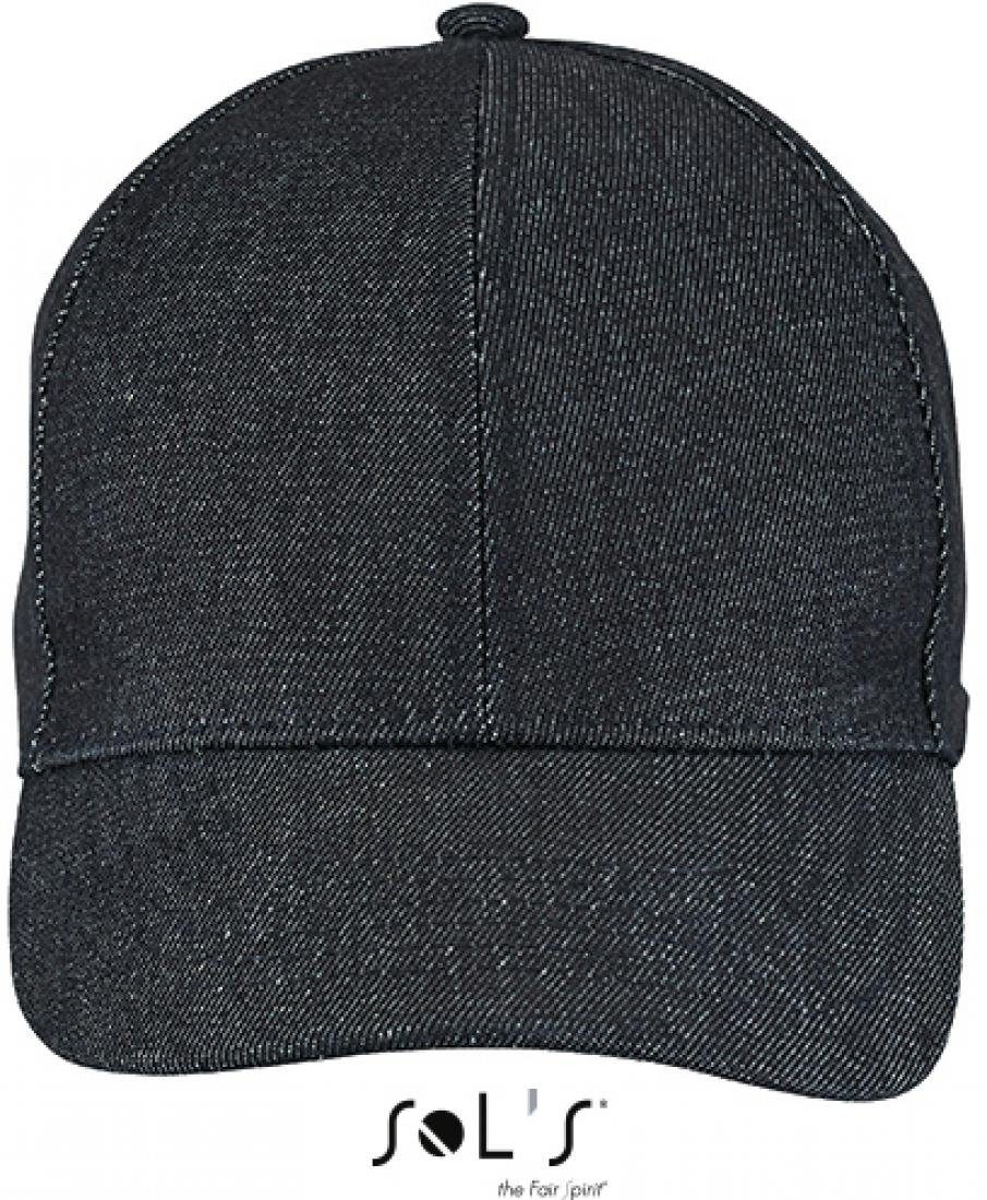 SOLS Baseball Cap 6 Panel Unisex Denim Cap Foxy