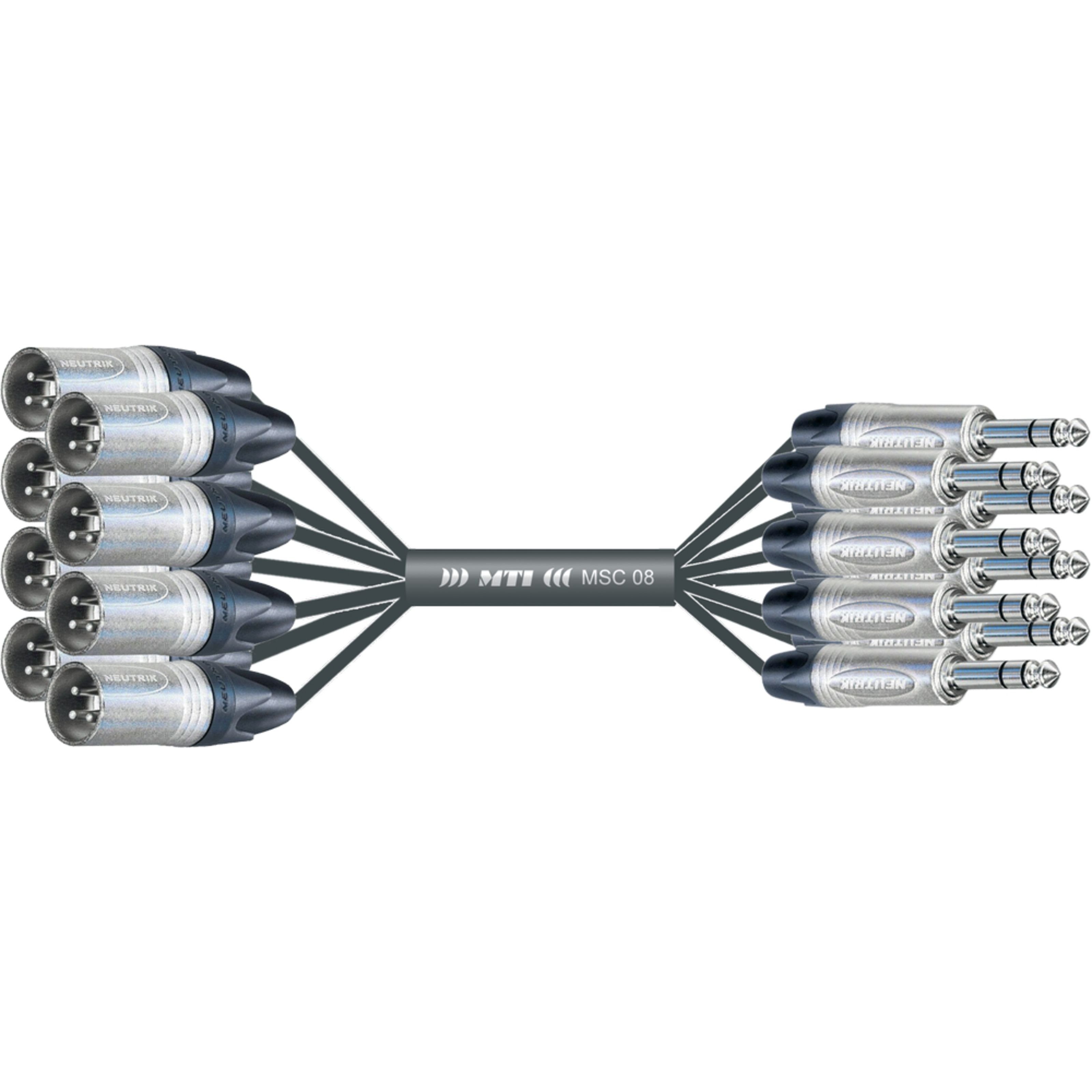 ᐅ MUSIC STORE Audio-Kabel, Studio Multicore, Pro 8, Klinke sym XLR male ...