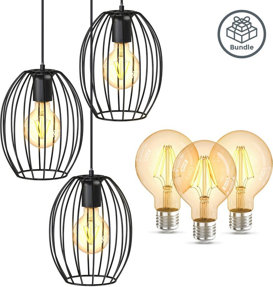Bklicht Pendelleuchte Leuchtmittel Wechselbar Extra Warmweiß Die