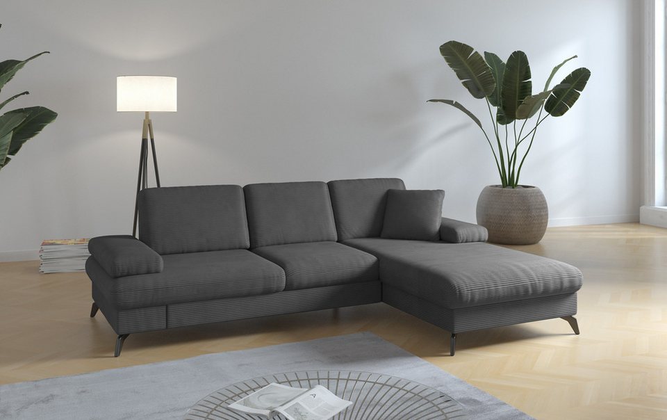 Sitandmore Ecksofa Morris Jubi L Form Inklusive Xxl Liegefläche Bzw