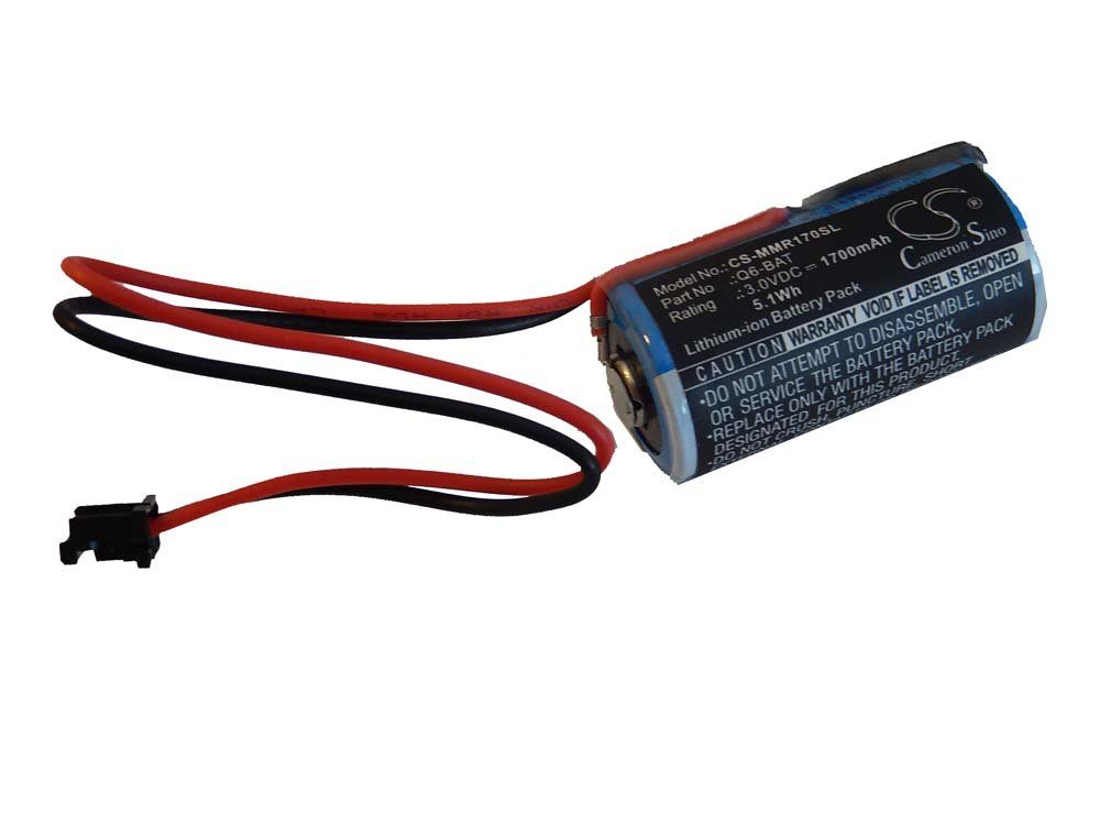 vhbw Akku Li-MnO2 1700 mAh (3 V)