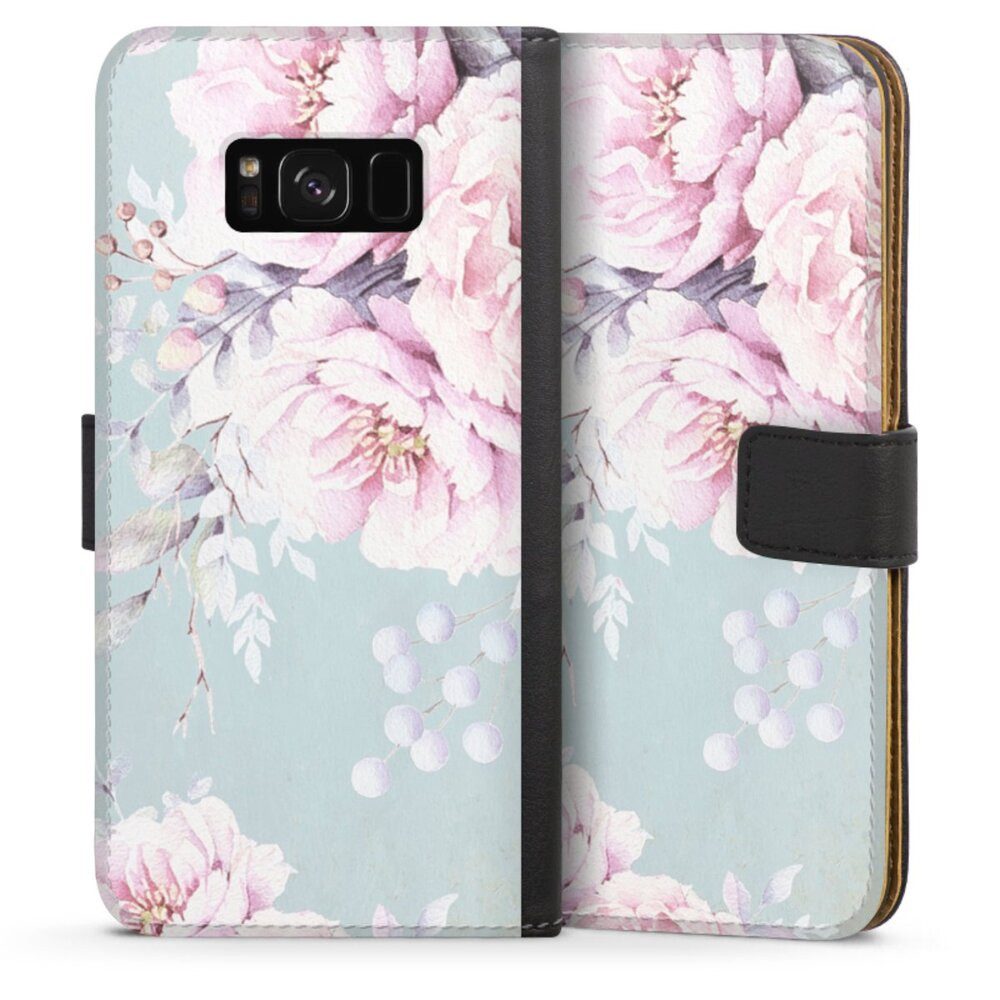 DeinDesign Handyhülle Blume Pastell Wasserfarbe Watercolour Flower, Samsung Galaxy S8 Plus Hülle ...