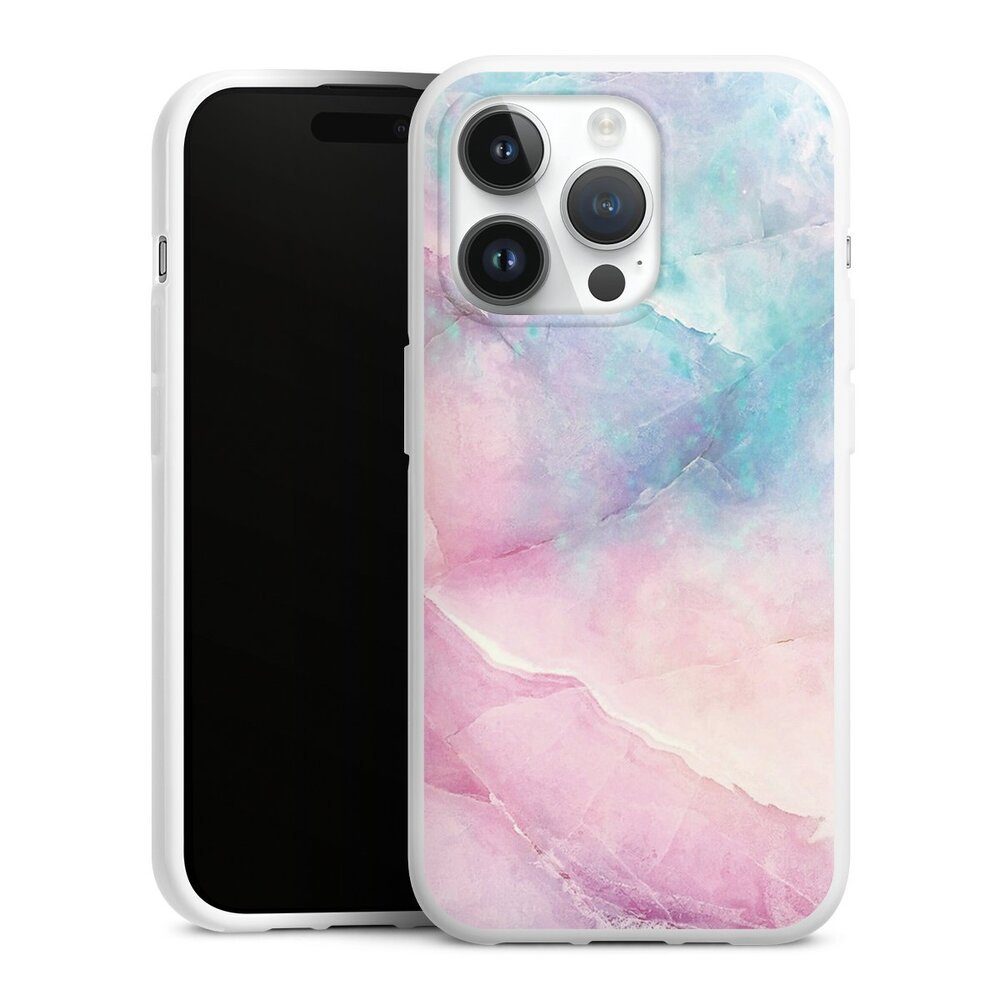 Deindesign Handyhülle Marmor Abdruck Pastell Iridescent Marble Apple