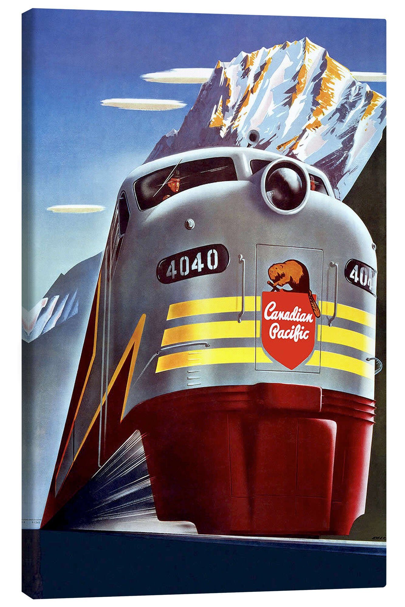 Posterlounge Leinwandbild Master Collection Canadian Pacific Bahn