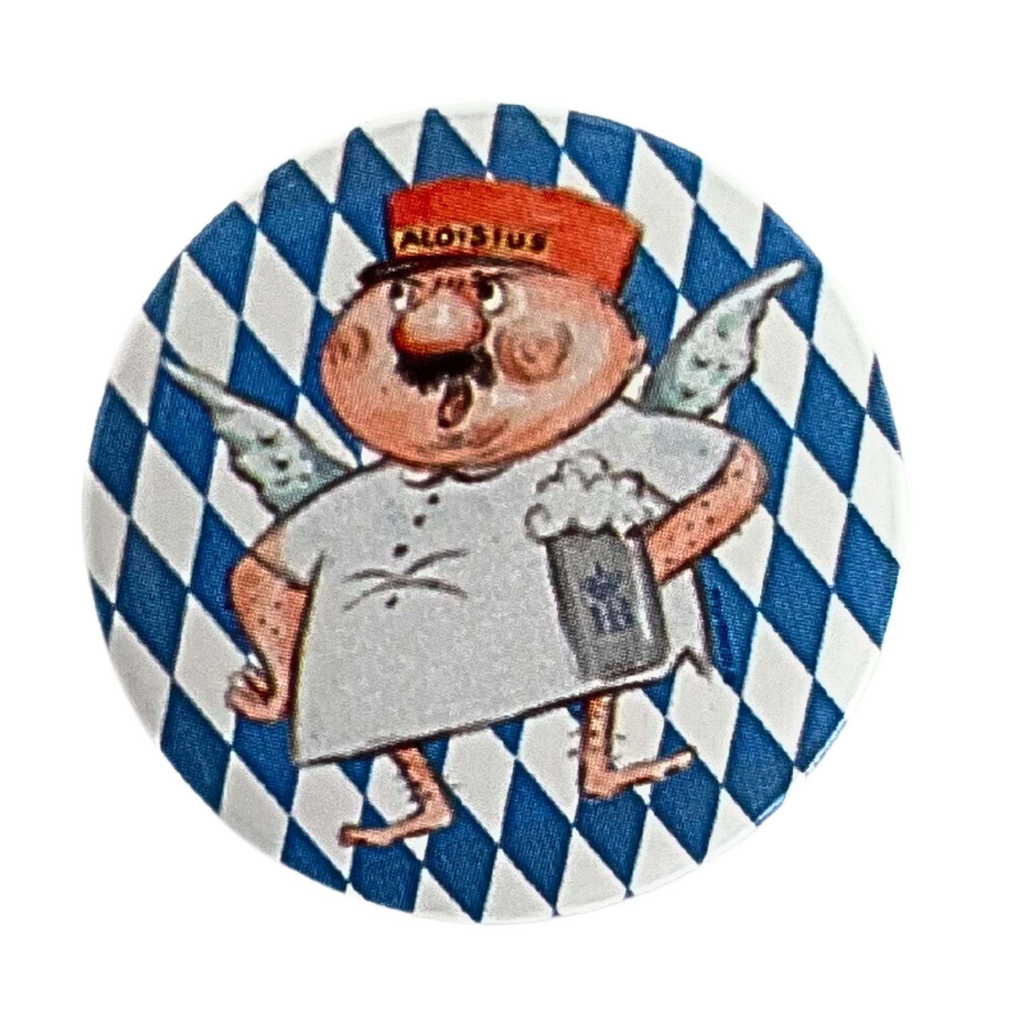Hofbräuhaus München Anstecknadel Button "Aloisius", Button mit Ø 3 cm