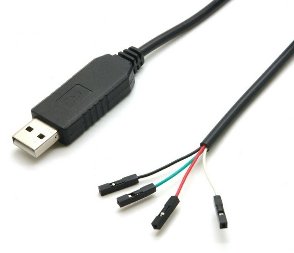 BerryBase USB - TTL / UART / RS232 Adapterkabel mit PL2303HX Chipsatz ...