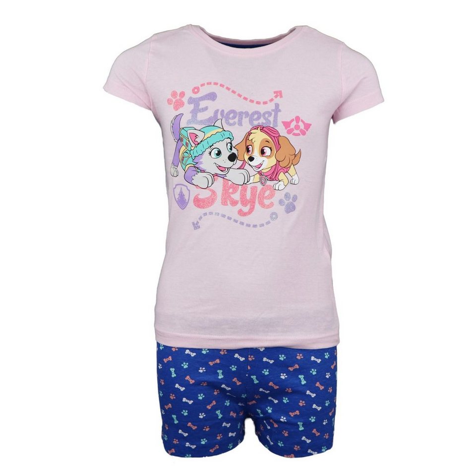 Paw Patrol Schlafanzug Skye Everest Mädchen Kinder Pyjama Kurz« Gr 98